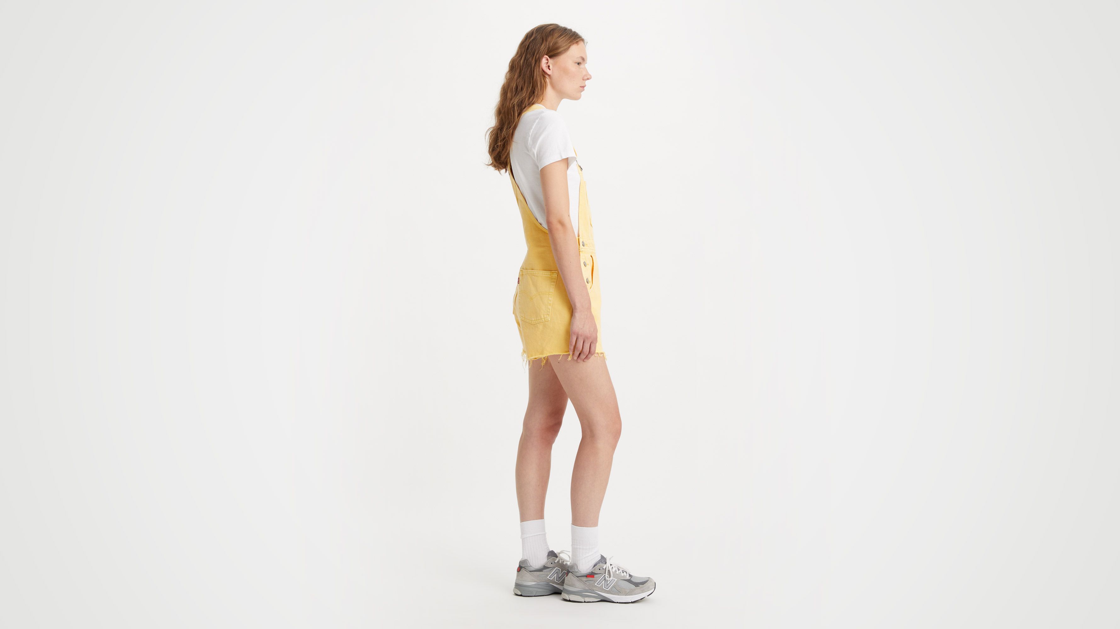 Vintage Women's Shortalls - Yellow | Levi's® US