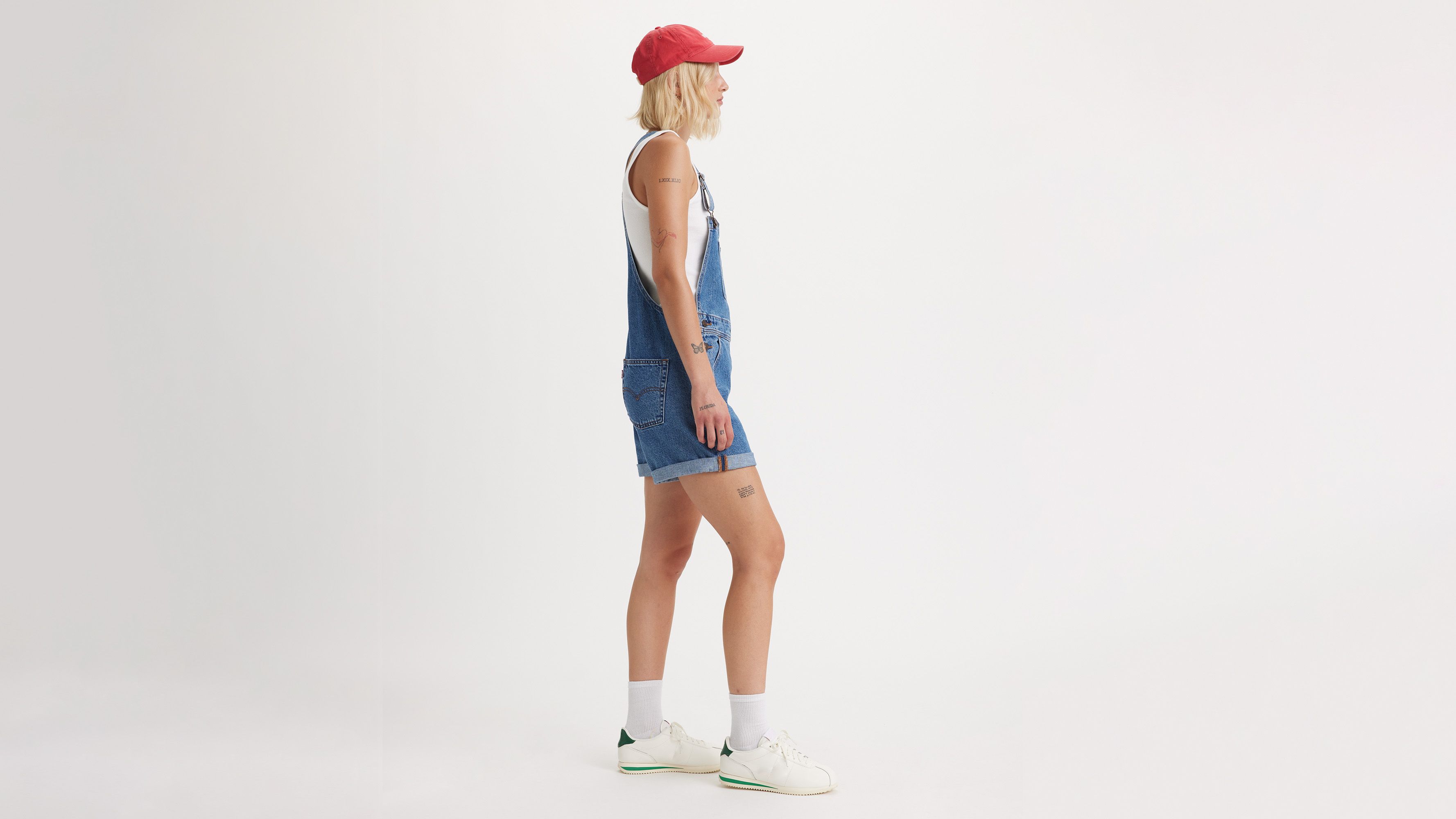 Vintage Women's Shortalls - Dark Wash | Levi's® US