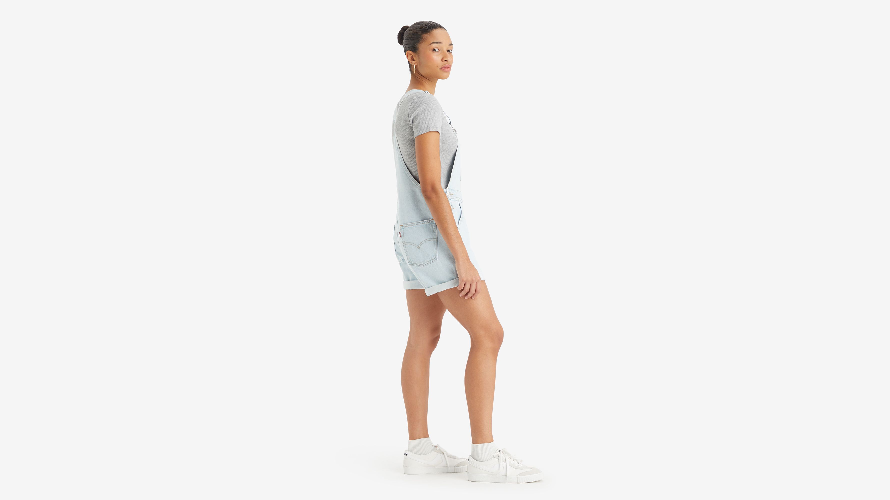 Vintage Women's Shortalls - Light Wash | Levi's® US