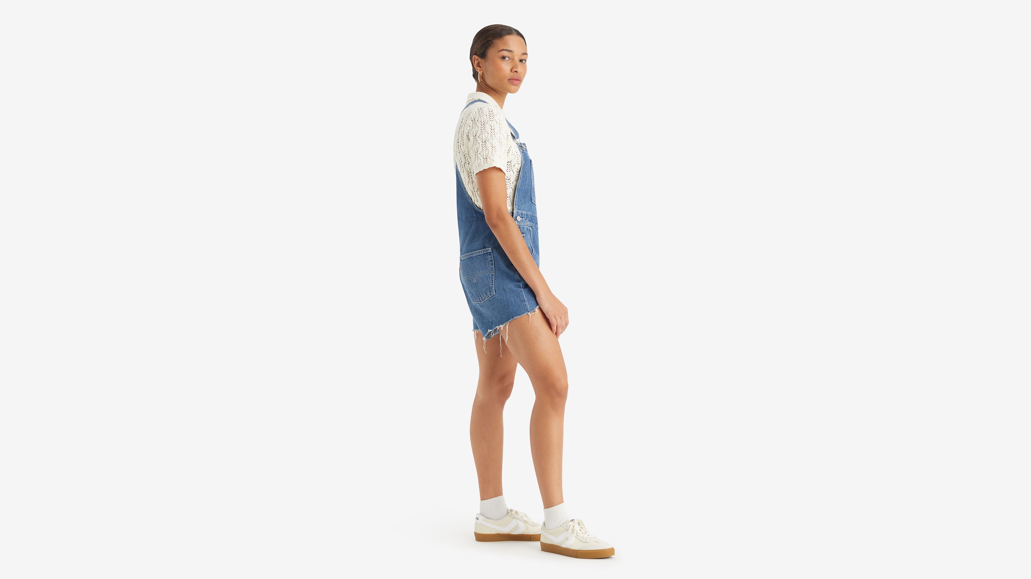 Vintage Women's Shortalls - Medium Wash | Levi's® US