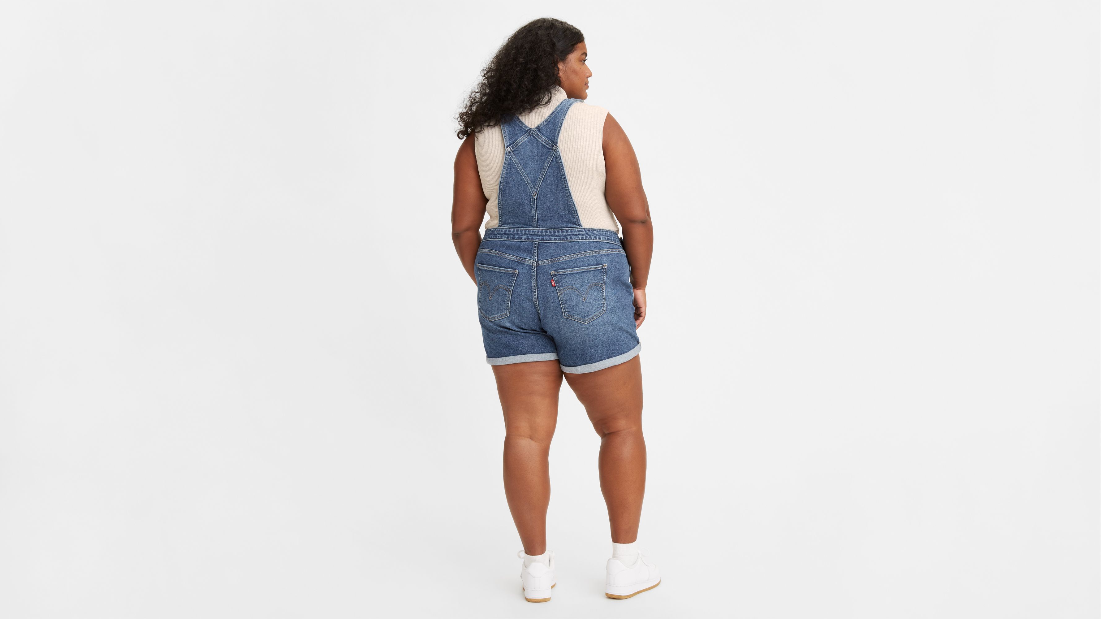 Vintage Women's Shortalls (plus Size) - Medium Wash | Levi's® US