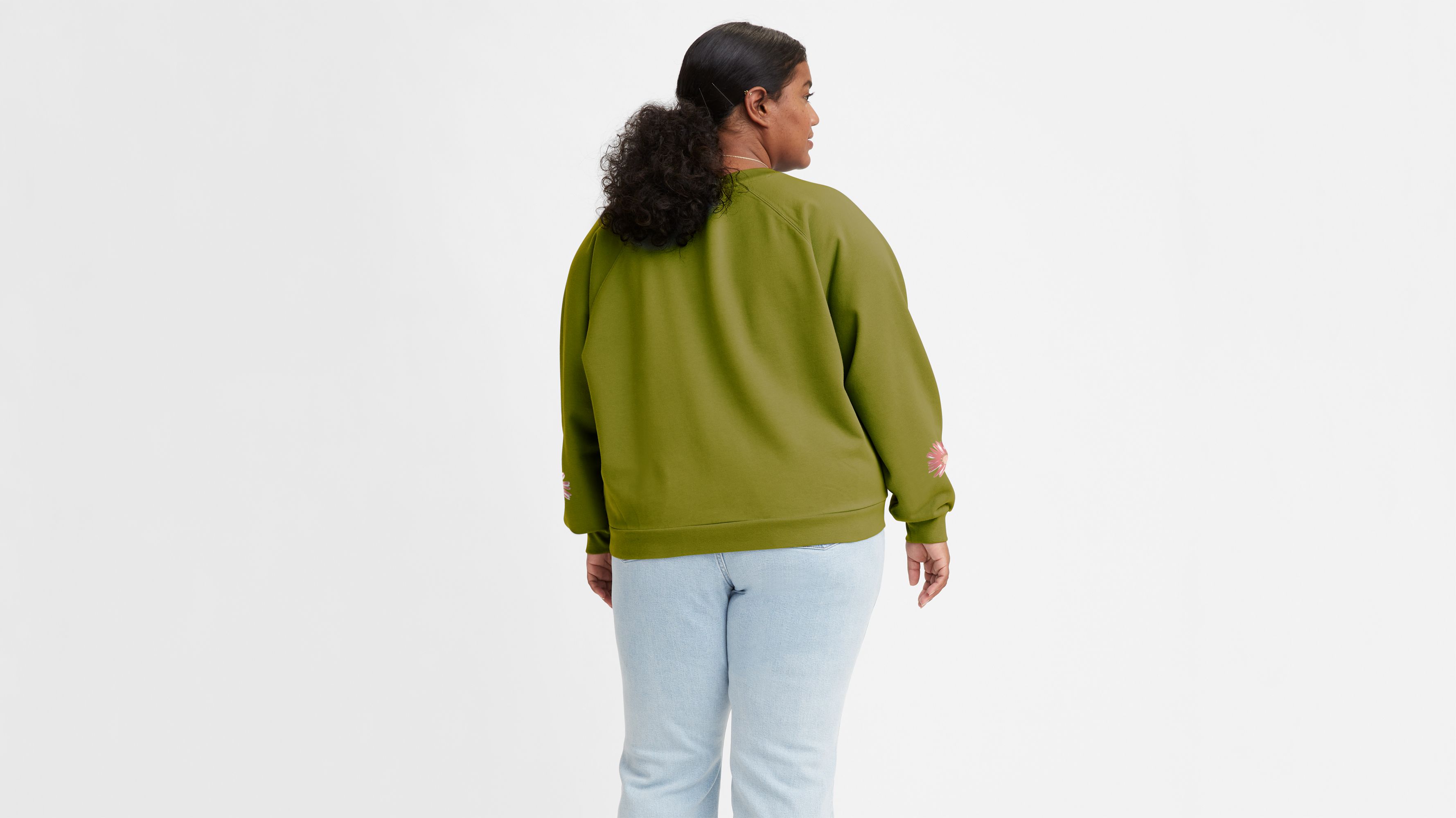 Vintage Raglan Crewneck Sweatshirt (plus Size) - Green | Levi's® CA