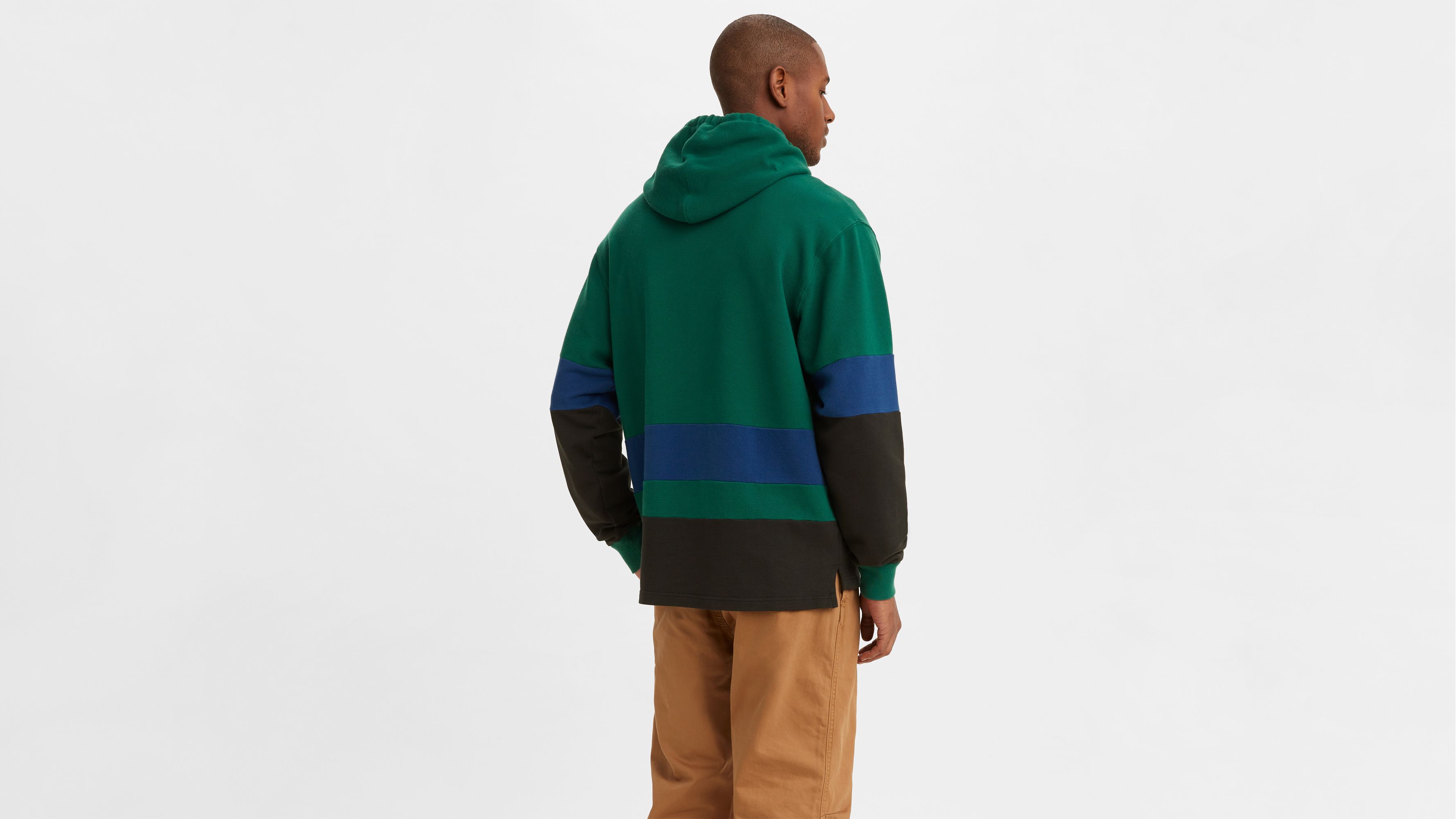Modern Vintage Pieced Open Hem Hoodie - Multi-color | Levi's® CA