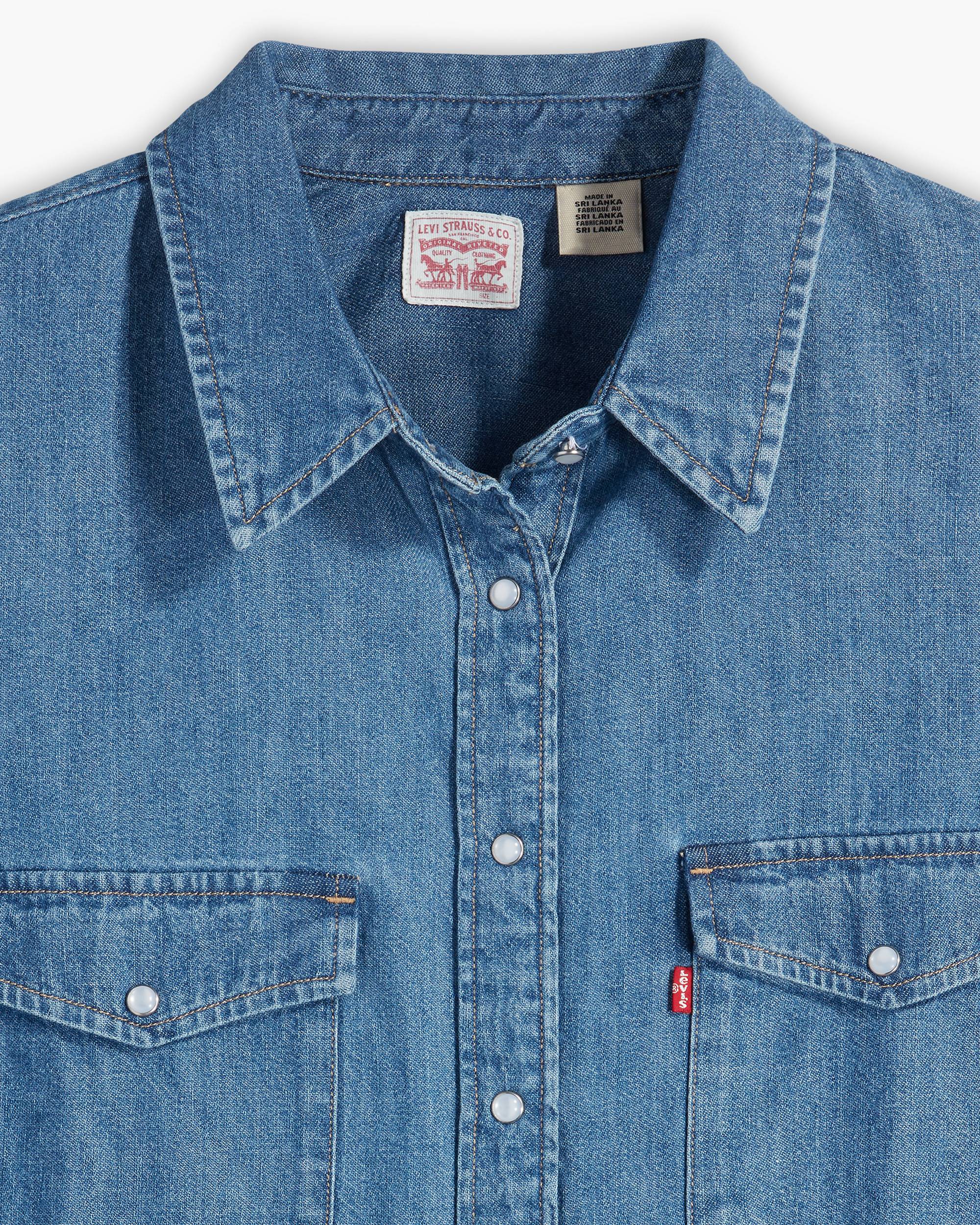Iconic Western Shirt (plus Size) - Blue | Levi's® KZ Iconic Western Shirt (plus Size) - Blue | Levi's® KZ