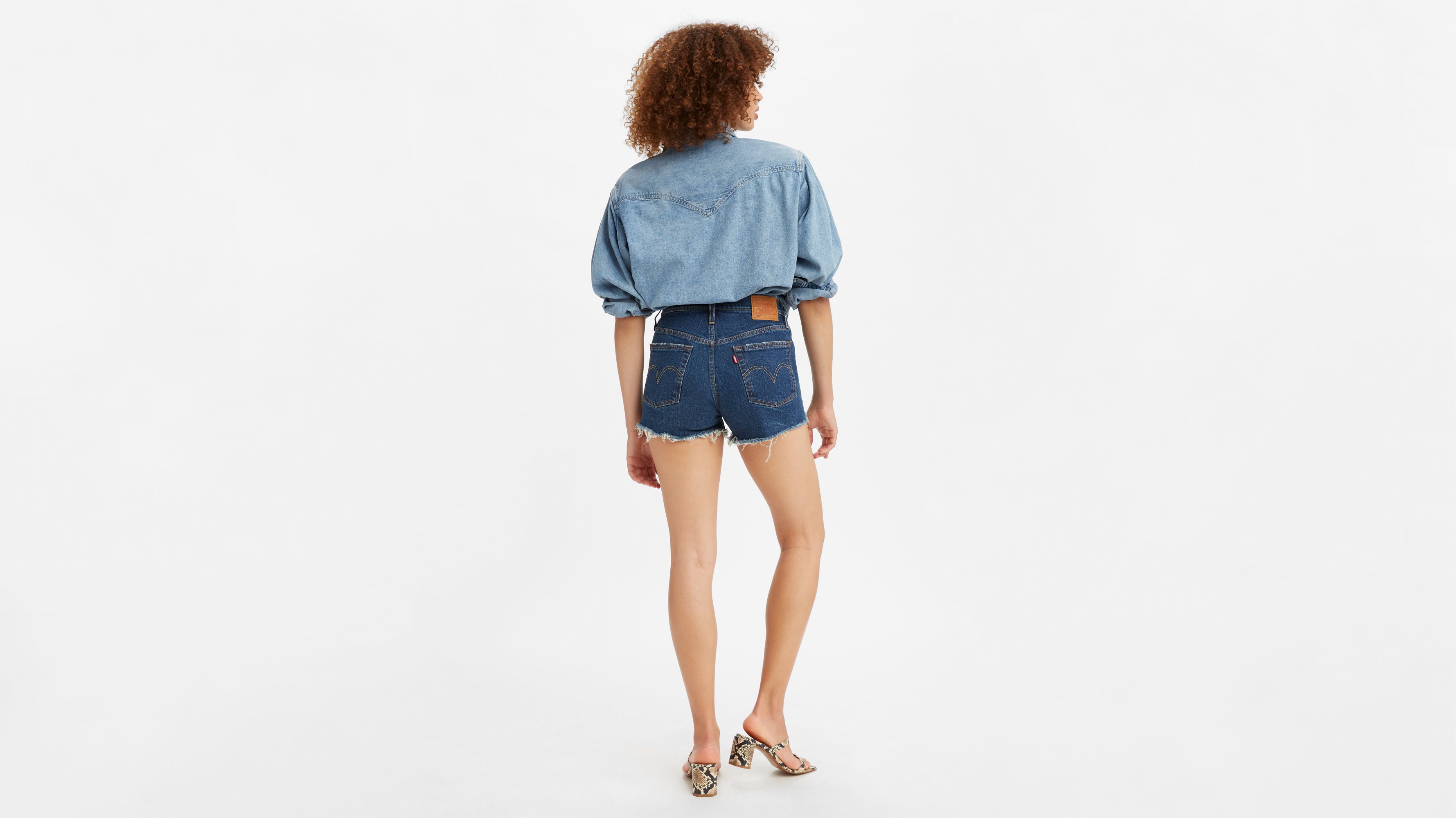 501® High Rise Women's Shorts - Dark Wash | Levi's® US