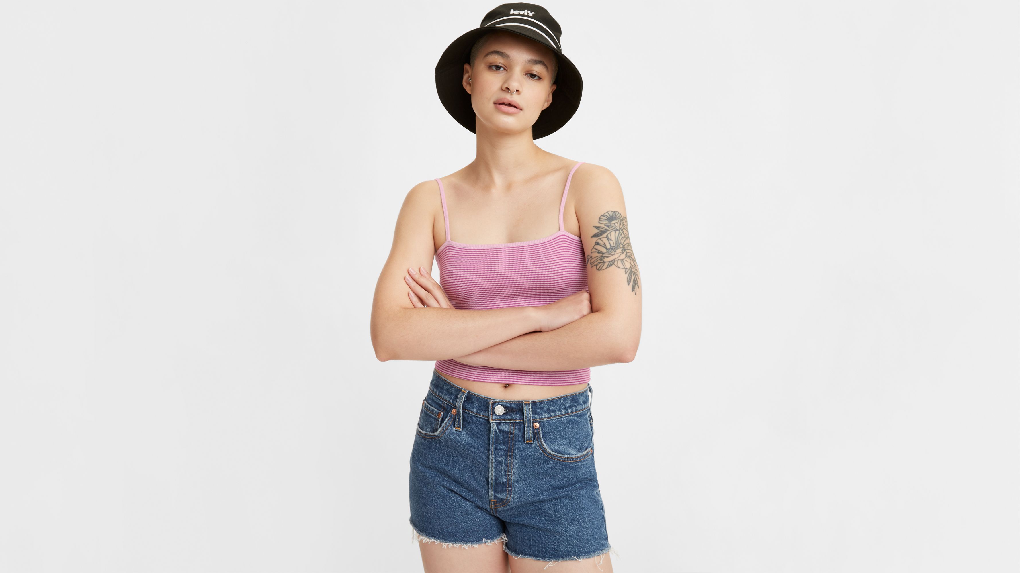 Women's High Rise Shorts: Shop High Waisted Shorts | Levi's® US
