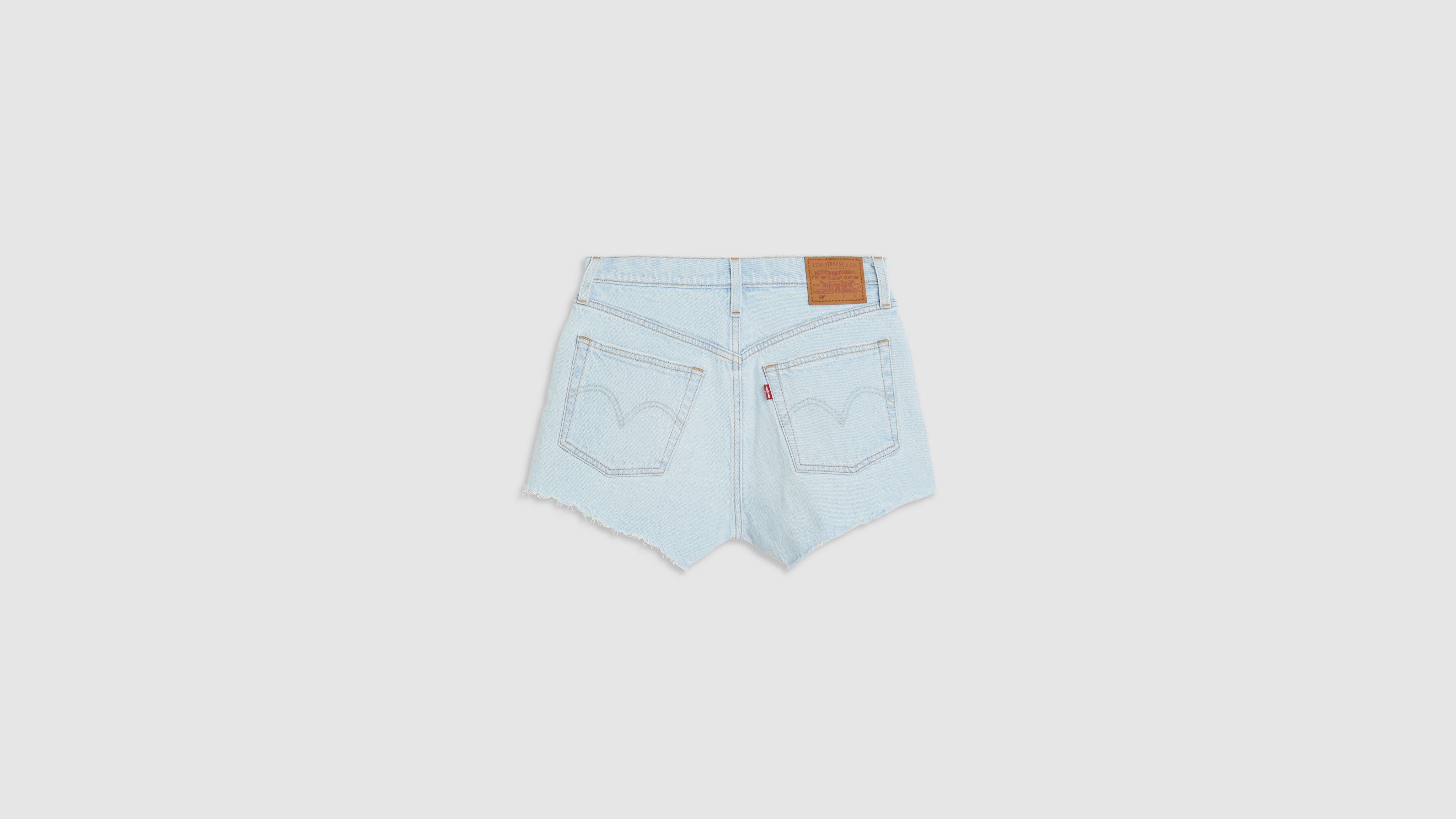 501® Original Fit High Rise Women's Shorts - Light Wash | Levi's® CA