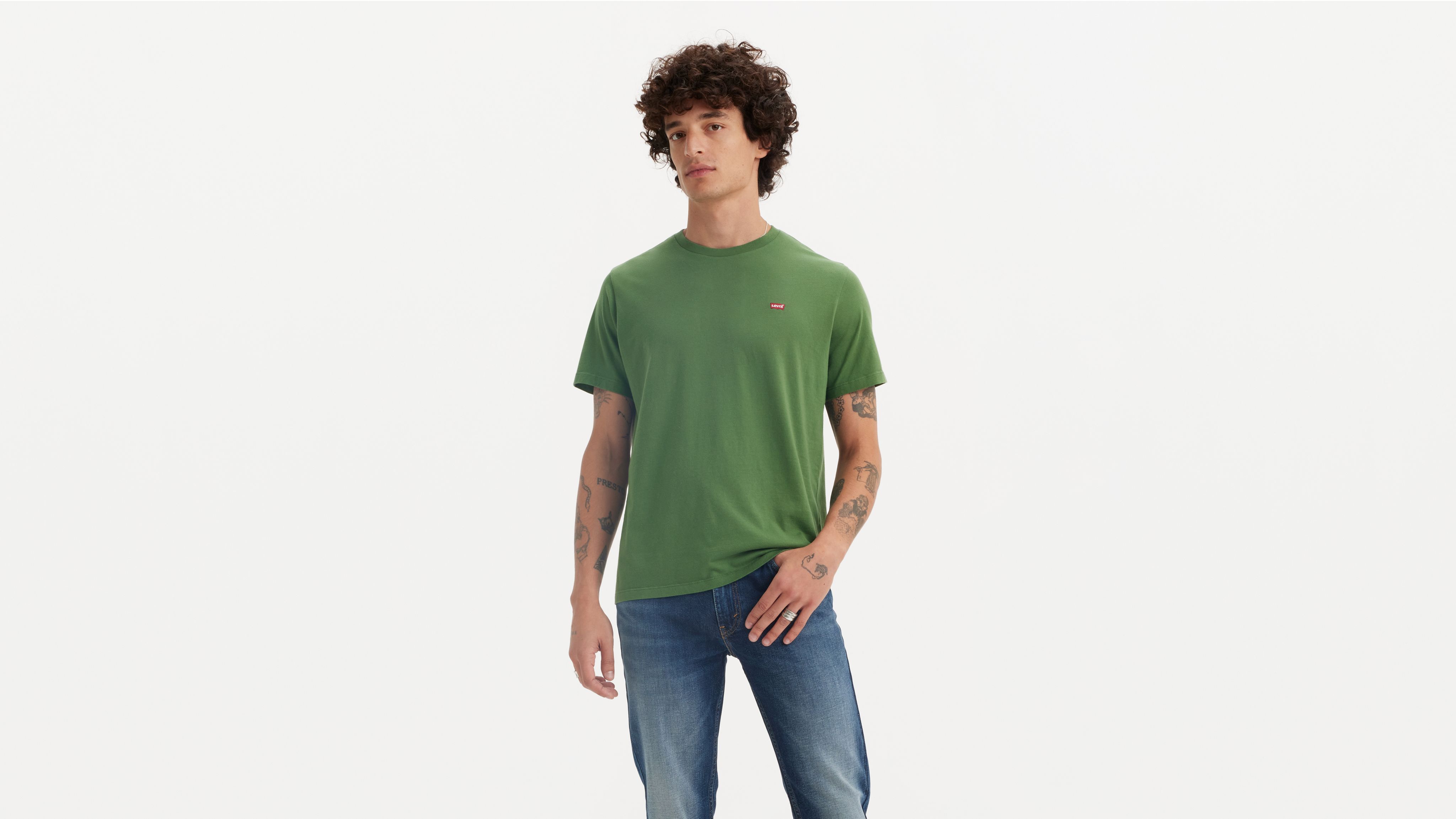 Classic Housemark Tee - Green | Levi's® ES