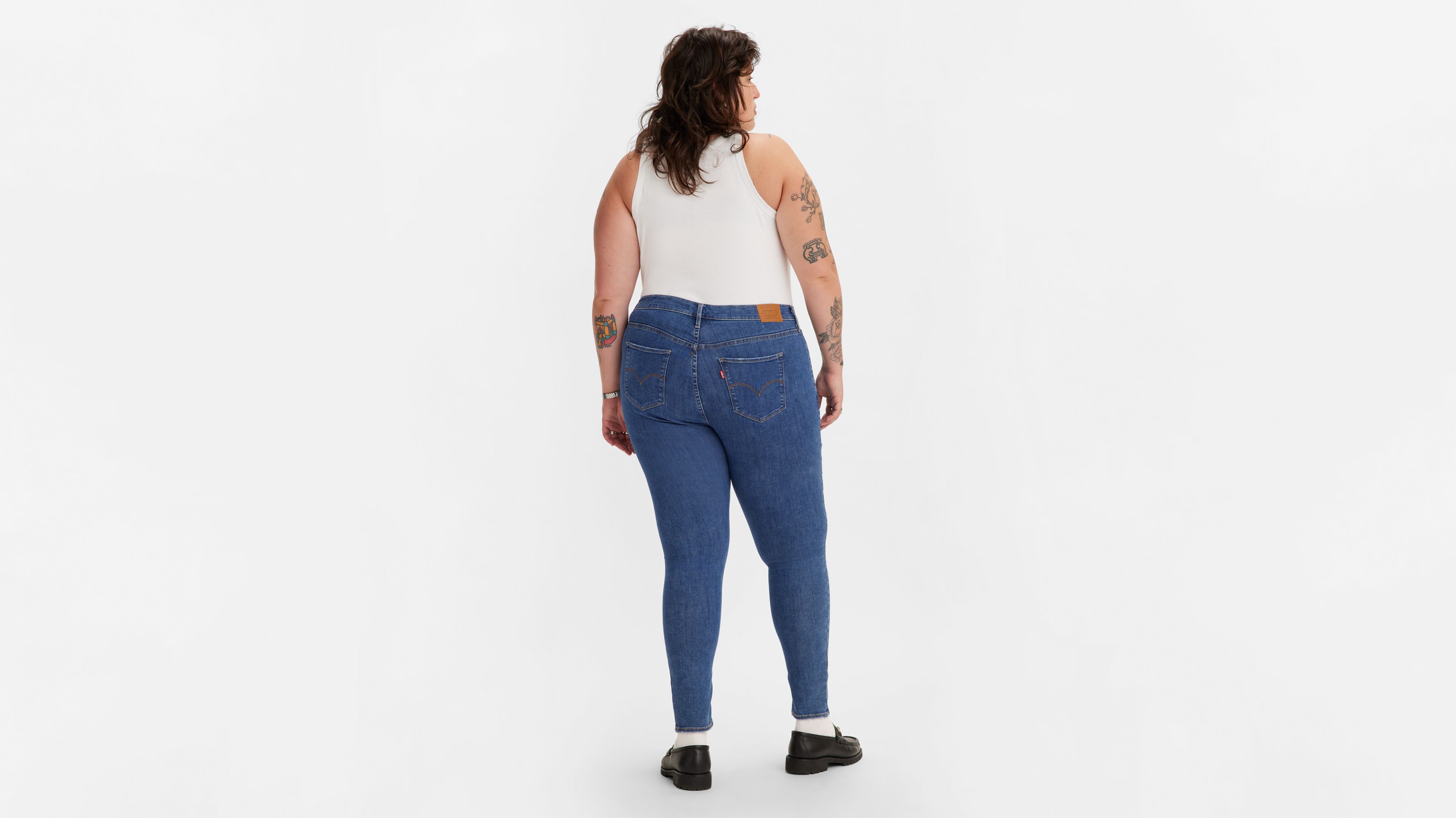 720™ High Rise Super Skinny Jeans (plus) - Blue | Levi's® GB