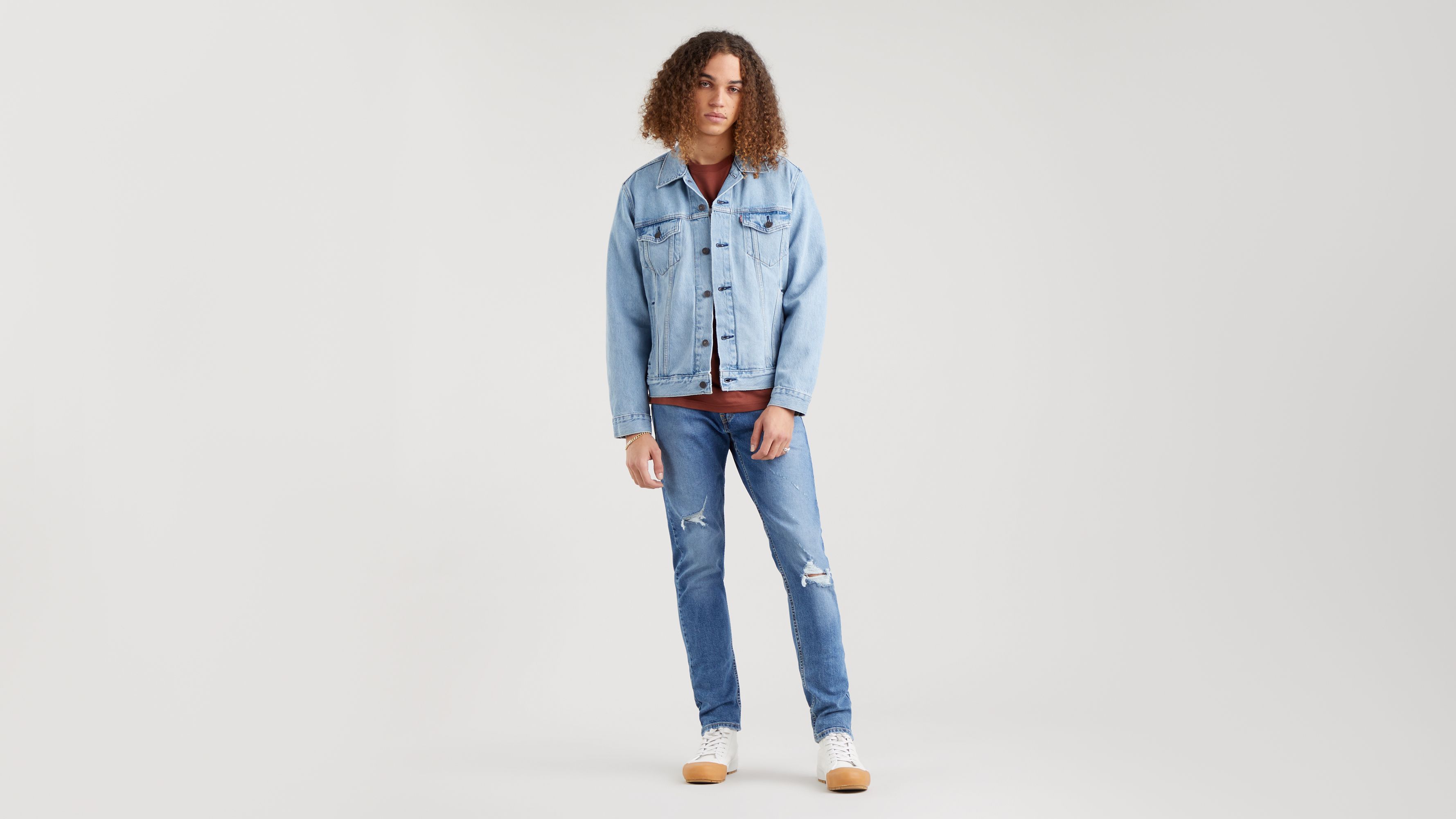 512™ Slim Tapered Lo-ball Jeans - Blue | Levi's® MT