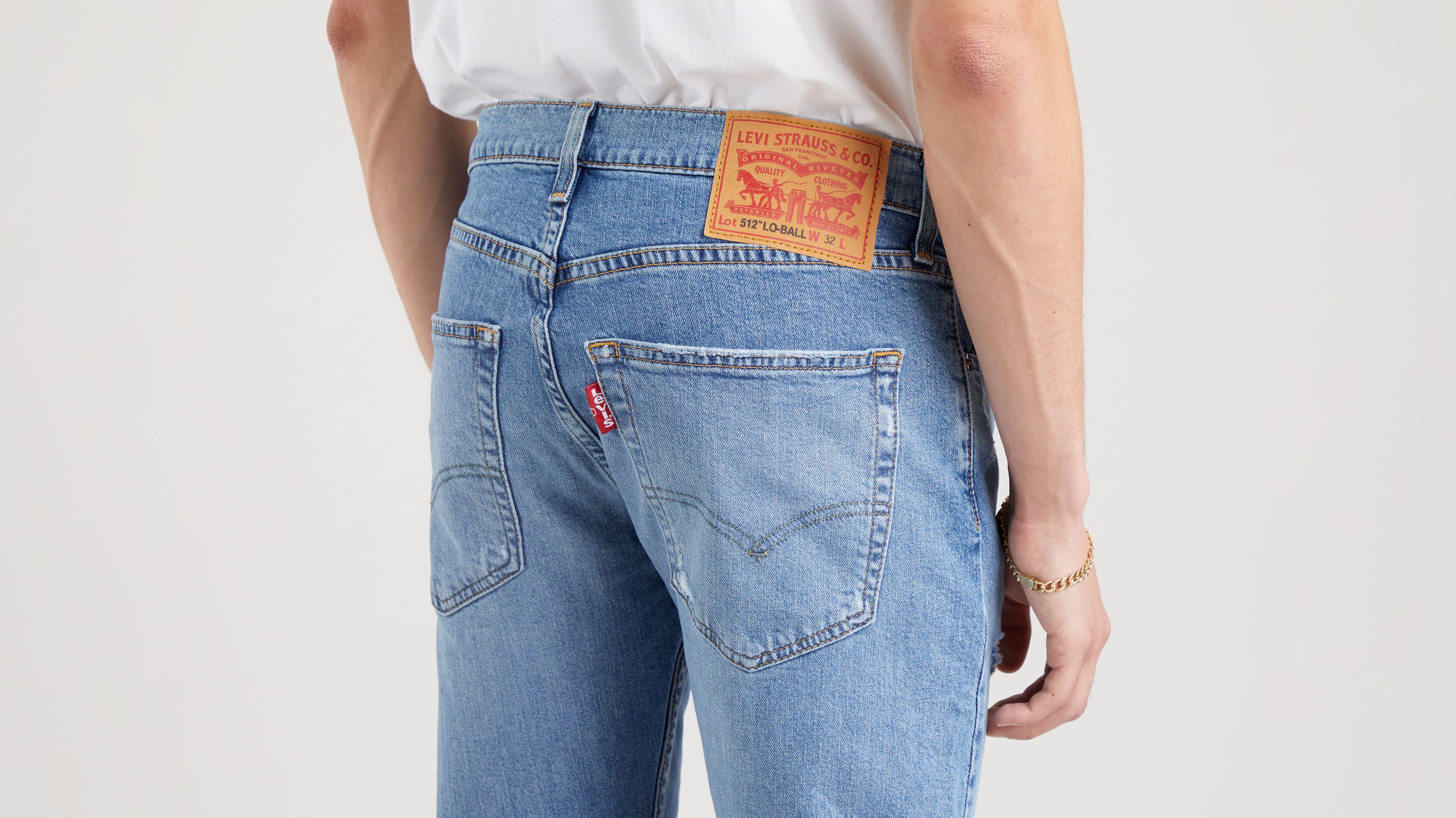 512™ Slim Tapered Lo-ball Jeans - Blue | Levi's® IT