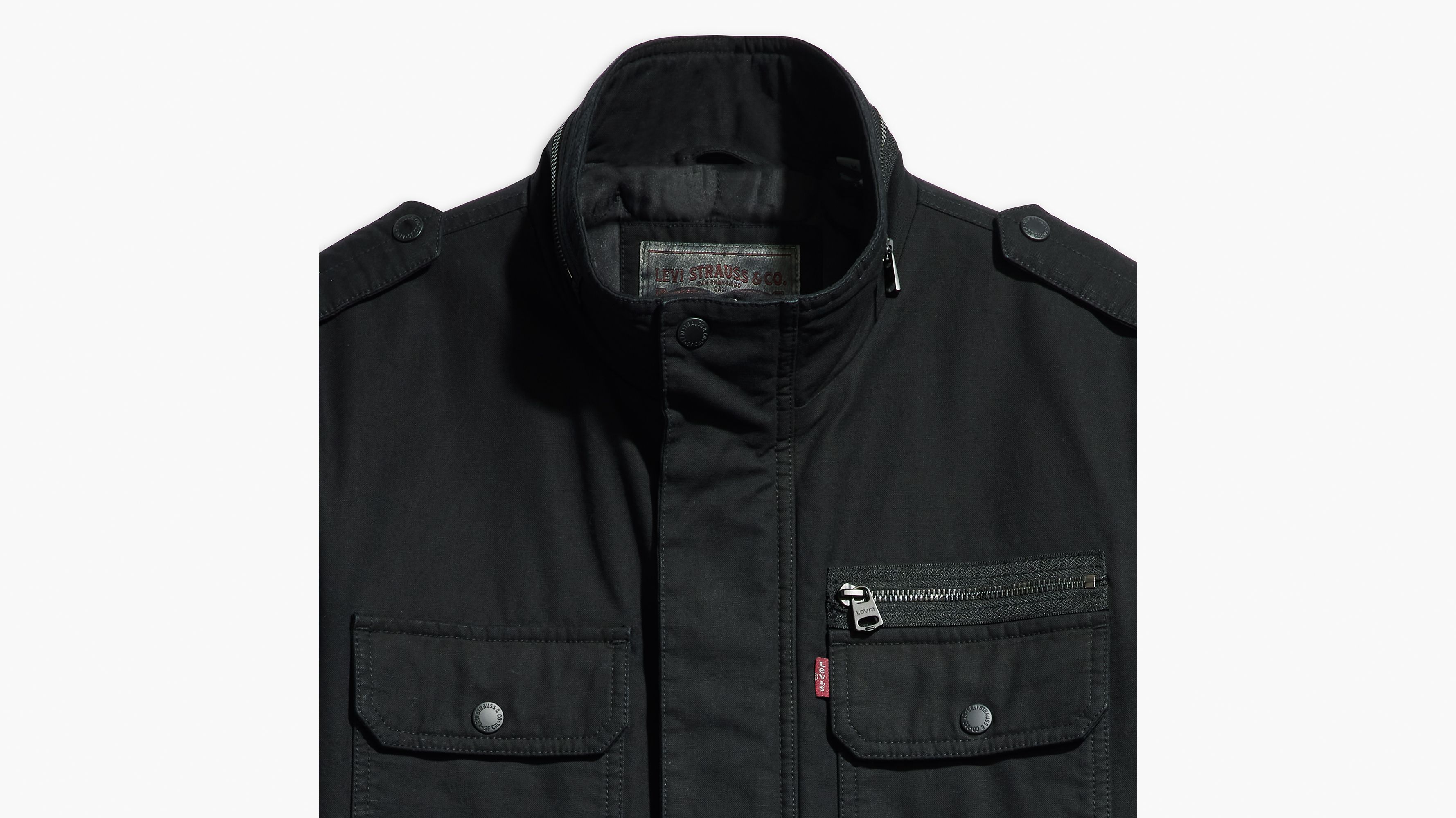 Cotton Military Jacket - Black | Levi's® CA