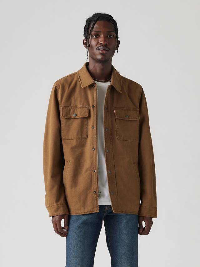 Long Sleeve Auburn Worker Shirt - Grey | Levi's® US Long Sleeve Auburn Worker Shirt - Grey | Levi's® US