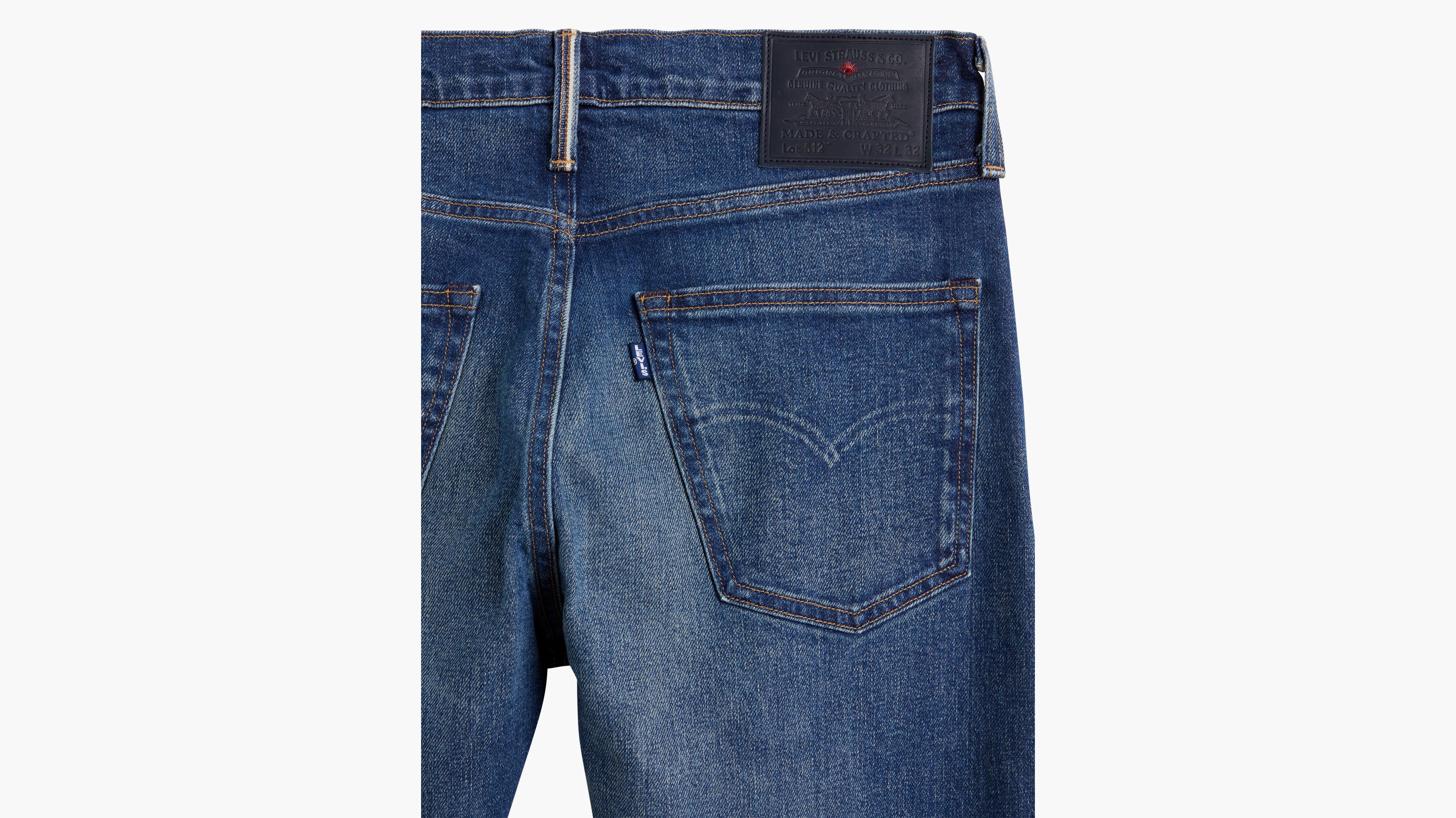 Levi's® Made & Crafted® 512™ Slim Tapered Jeans - Blue | Levi's® ME