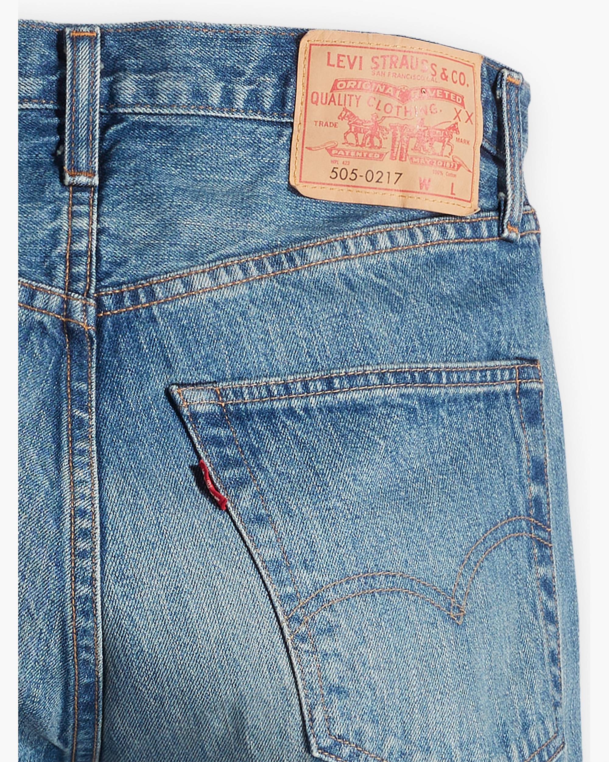 1967 505® Regular Fit Selvedge Men's Jeans - Medium Wash 1967 505® Regular Fit Selvedge Men's Jeans - Medium Wash