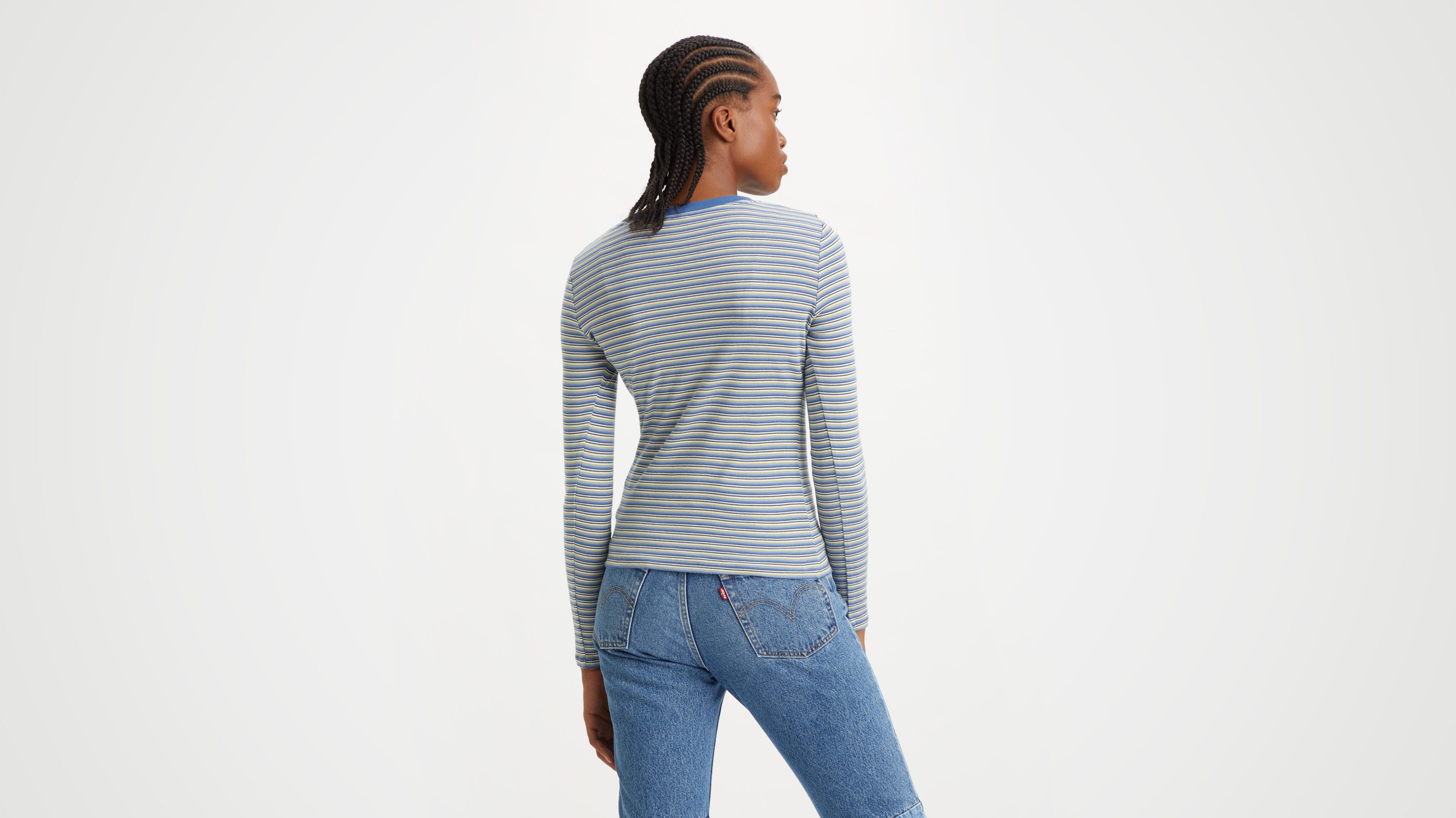 Long Sleeve Baby T-shirt - Blue | Levi's® CA