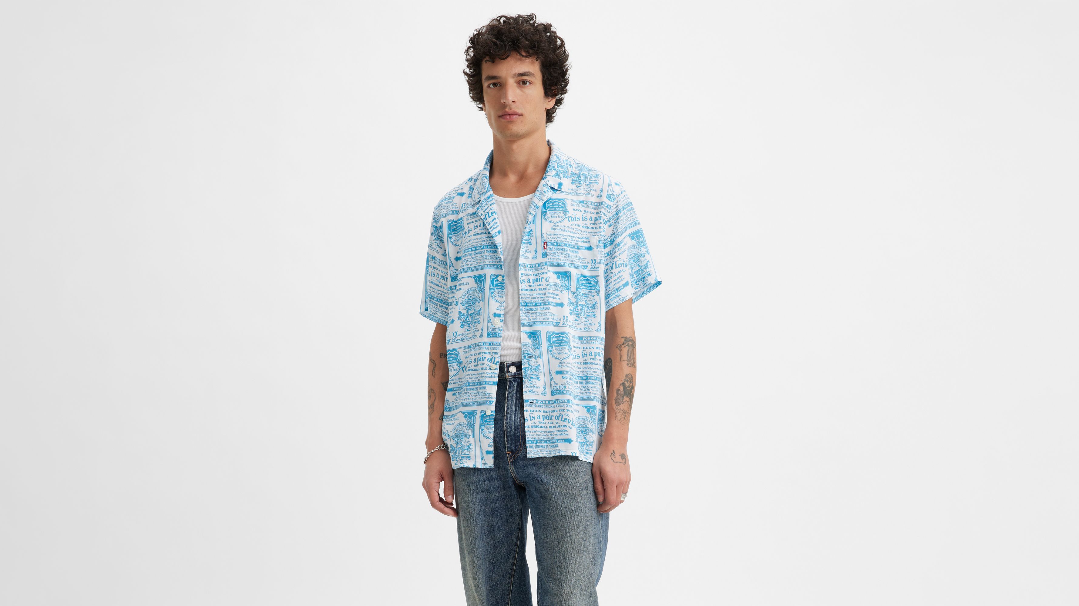 Sunset Camp Shirt - Blue | Levi's® US