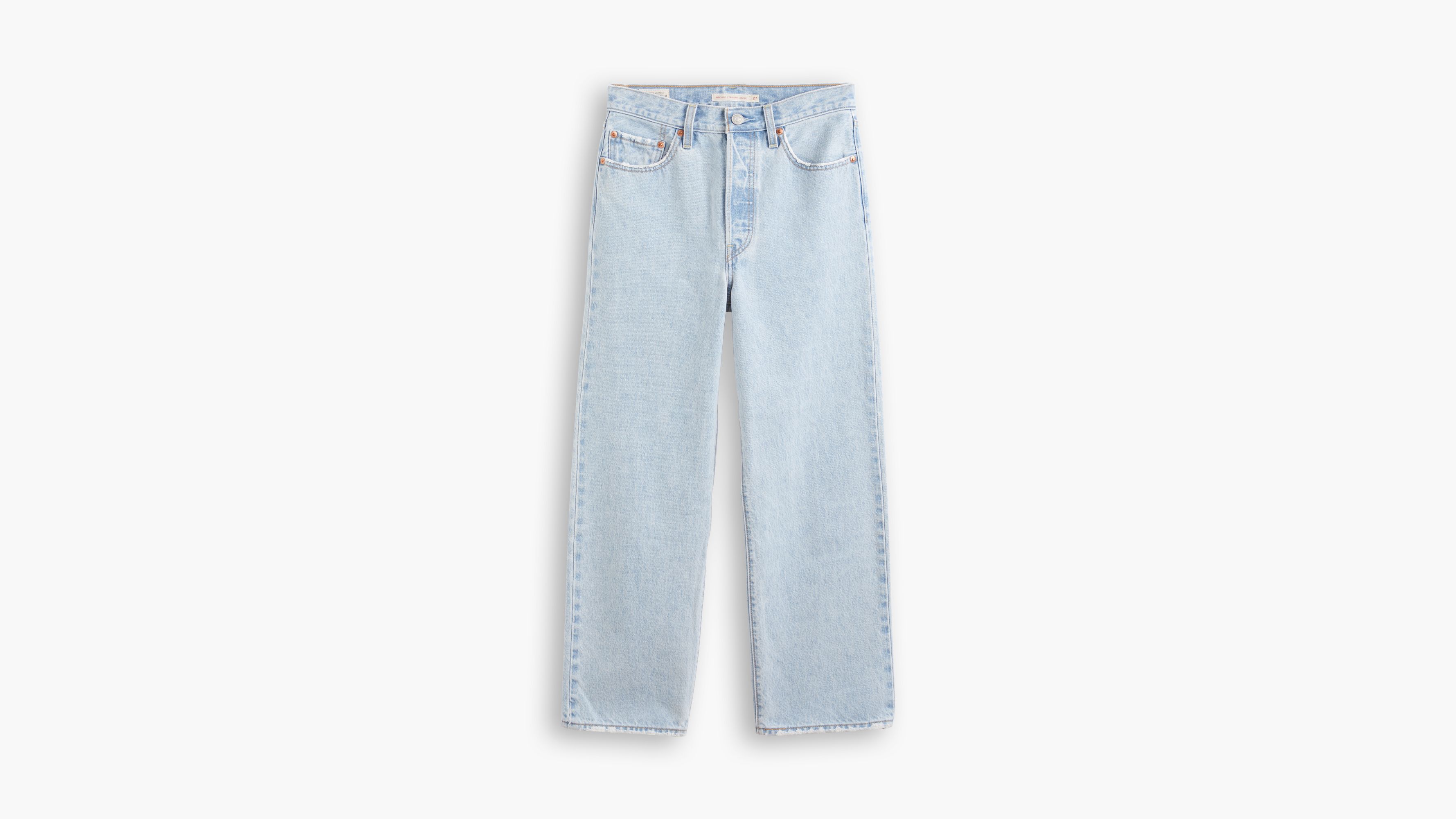 Ribcage Straight Ankle Jeans - Blue | Levi's® SM
