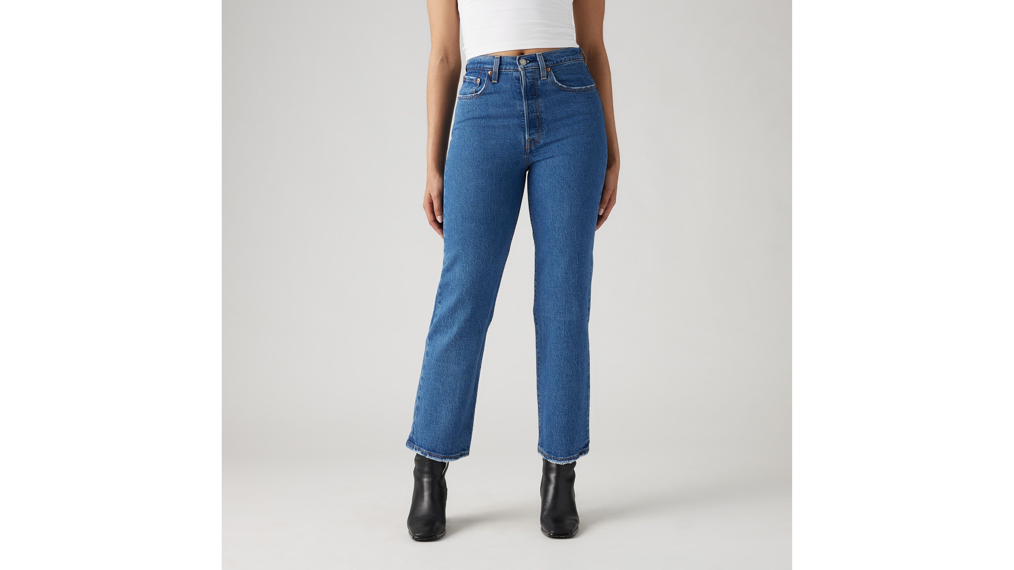 Ribcage Straight Ankle Women's Jeans - Medium Wash | Levi's® US