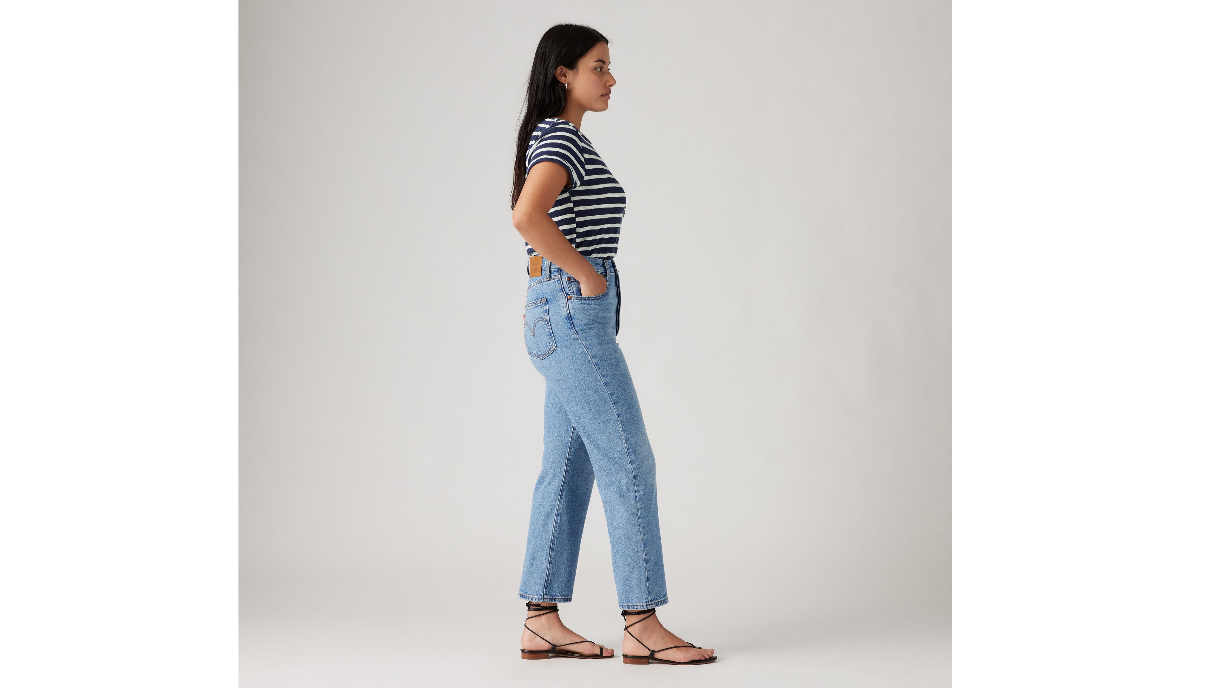Ribcage Straight Ankle Women's Jeans - Light Wash | Levi's® US