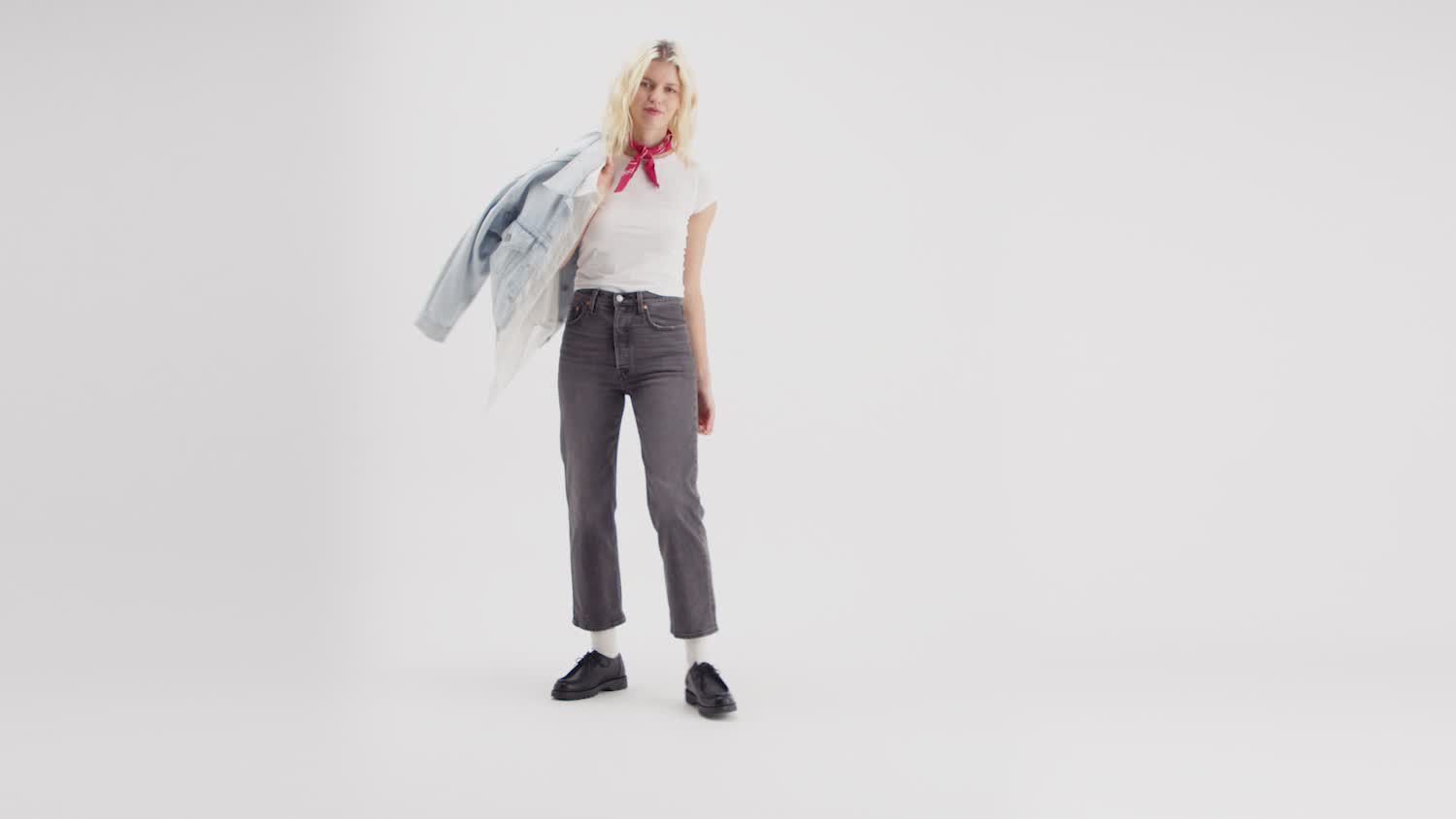 Ribcage Straight Ankle Women's Jeans - Black | Levi's® US