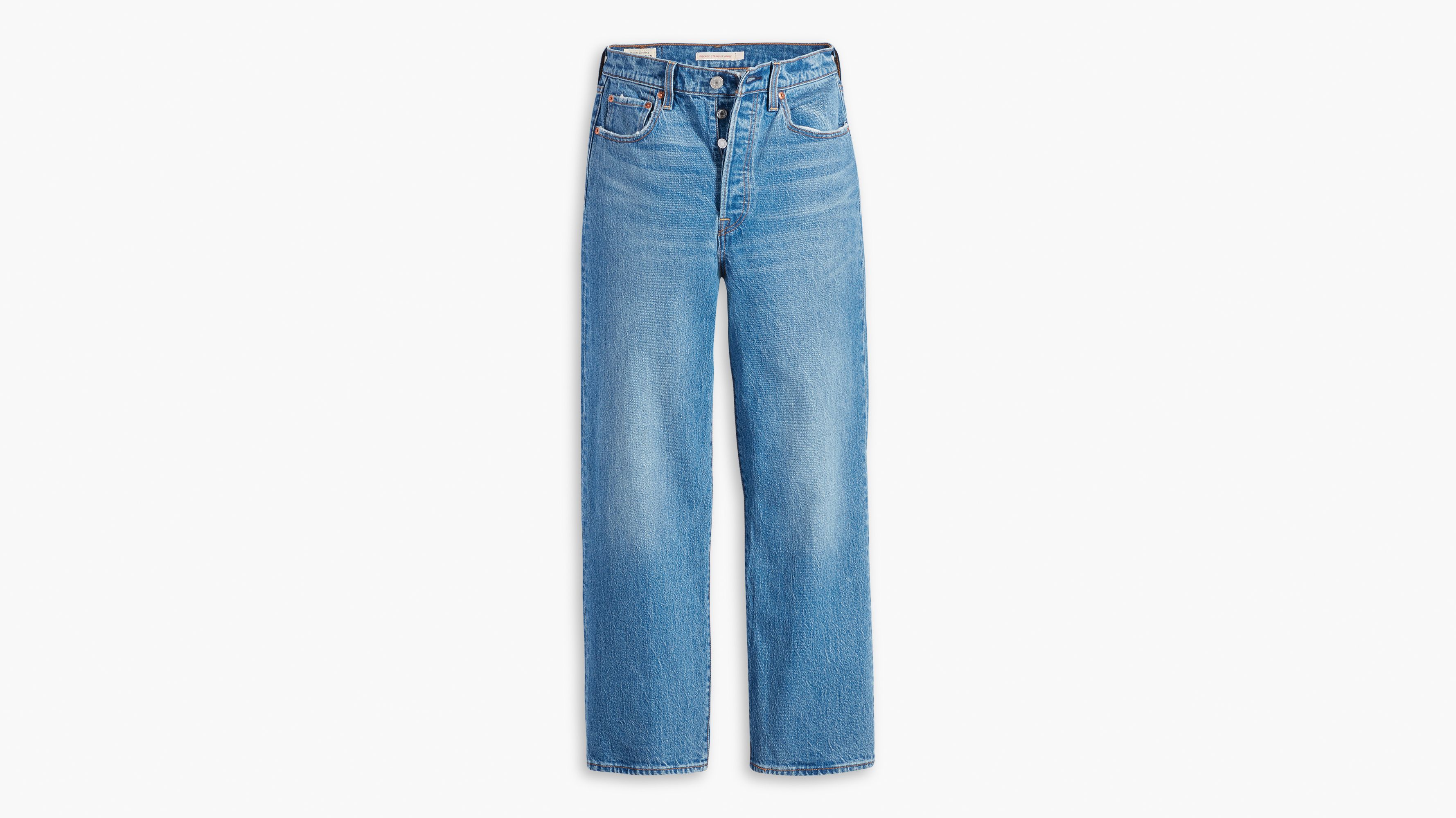 Ribcage Straight Ankle Jeans - Blue | Levi's® RO