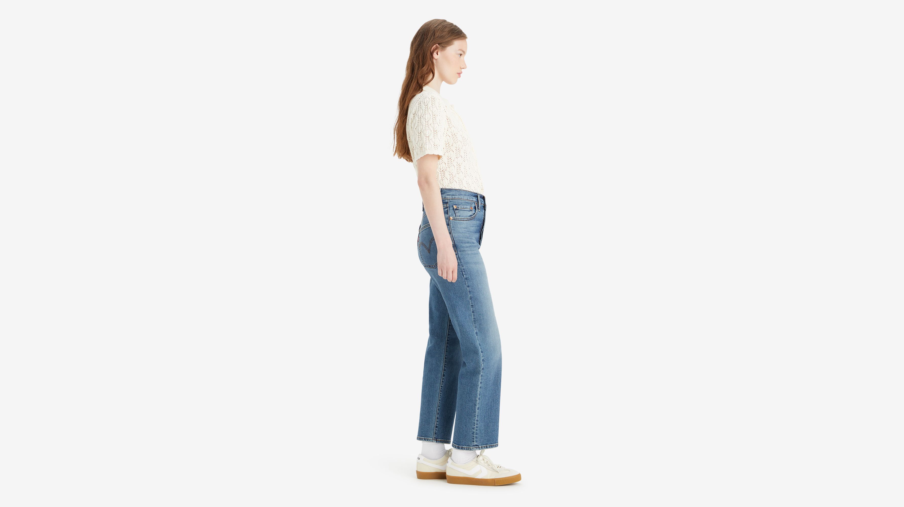 Ribcage Straight Ankle Jeans - Blue | Levi's® FI