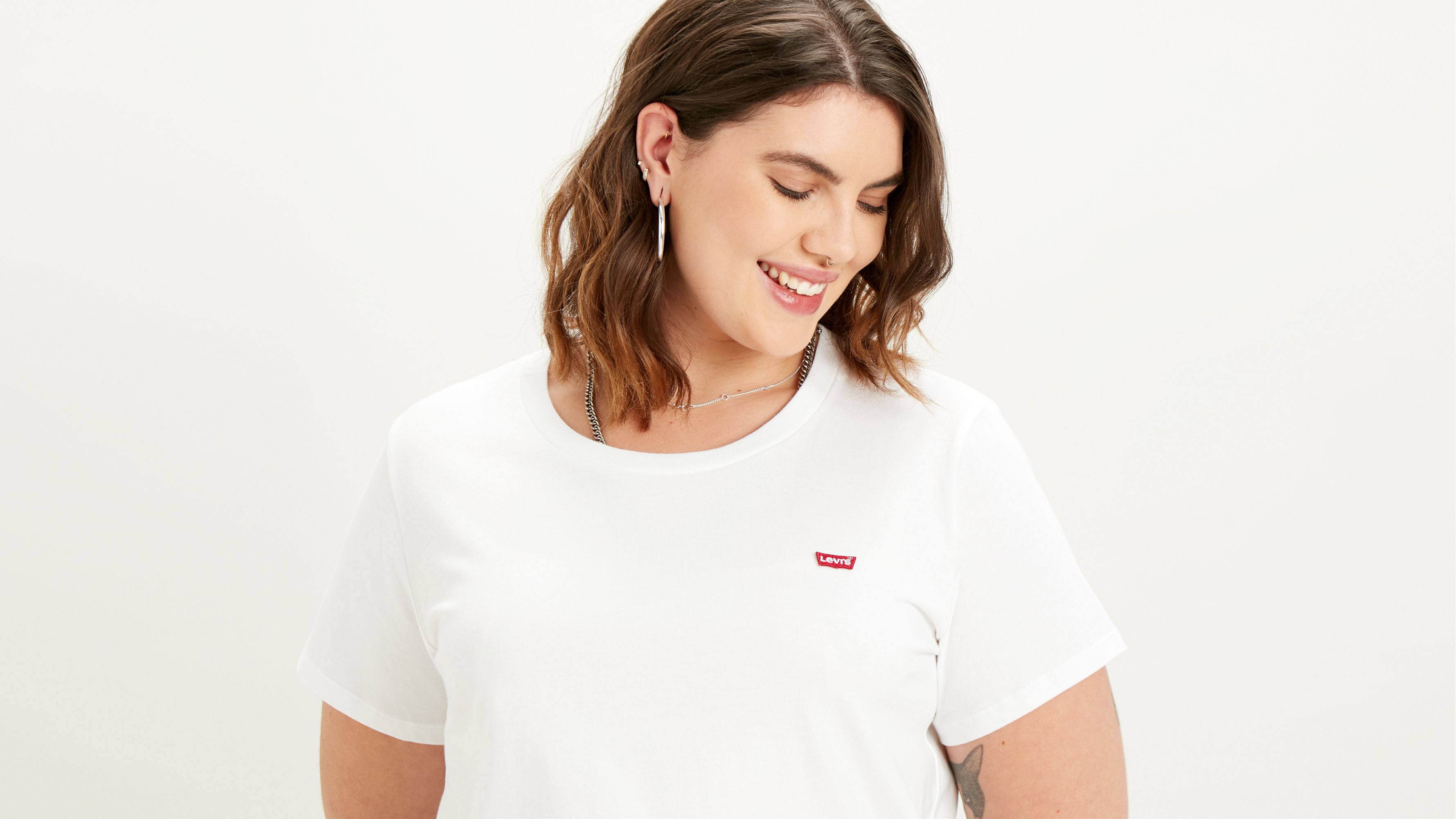 The Perfect Tee (plus) - White | Levi's® GB