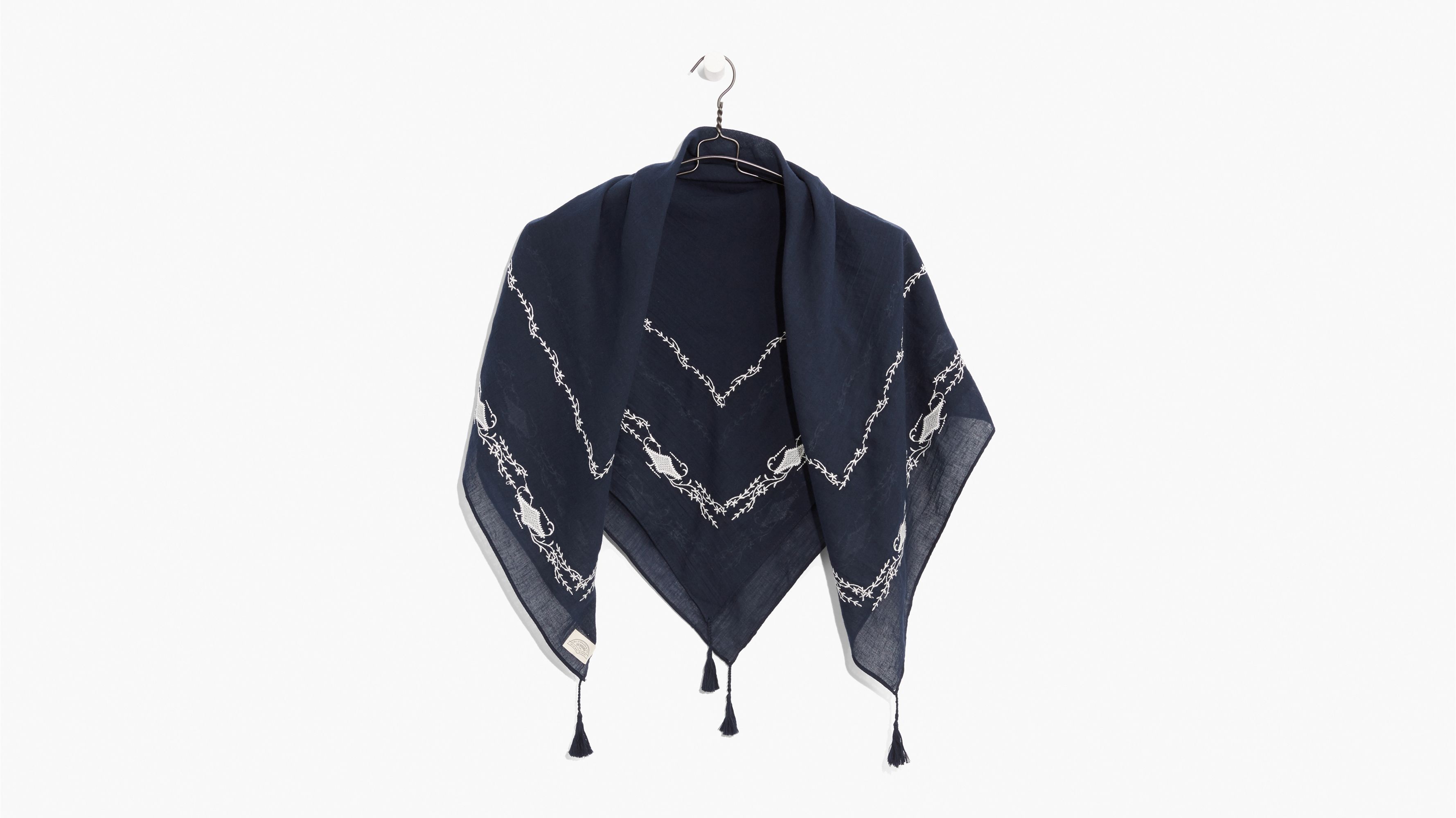 Tassle Square Scarf - Blue | Levi's® US