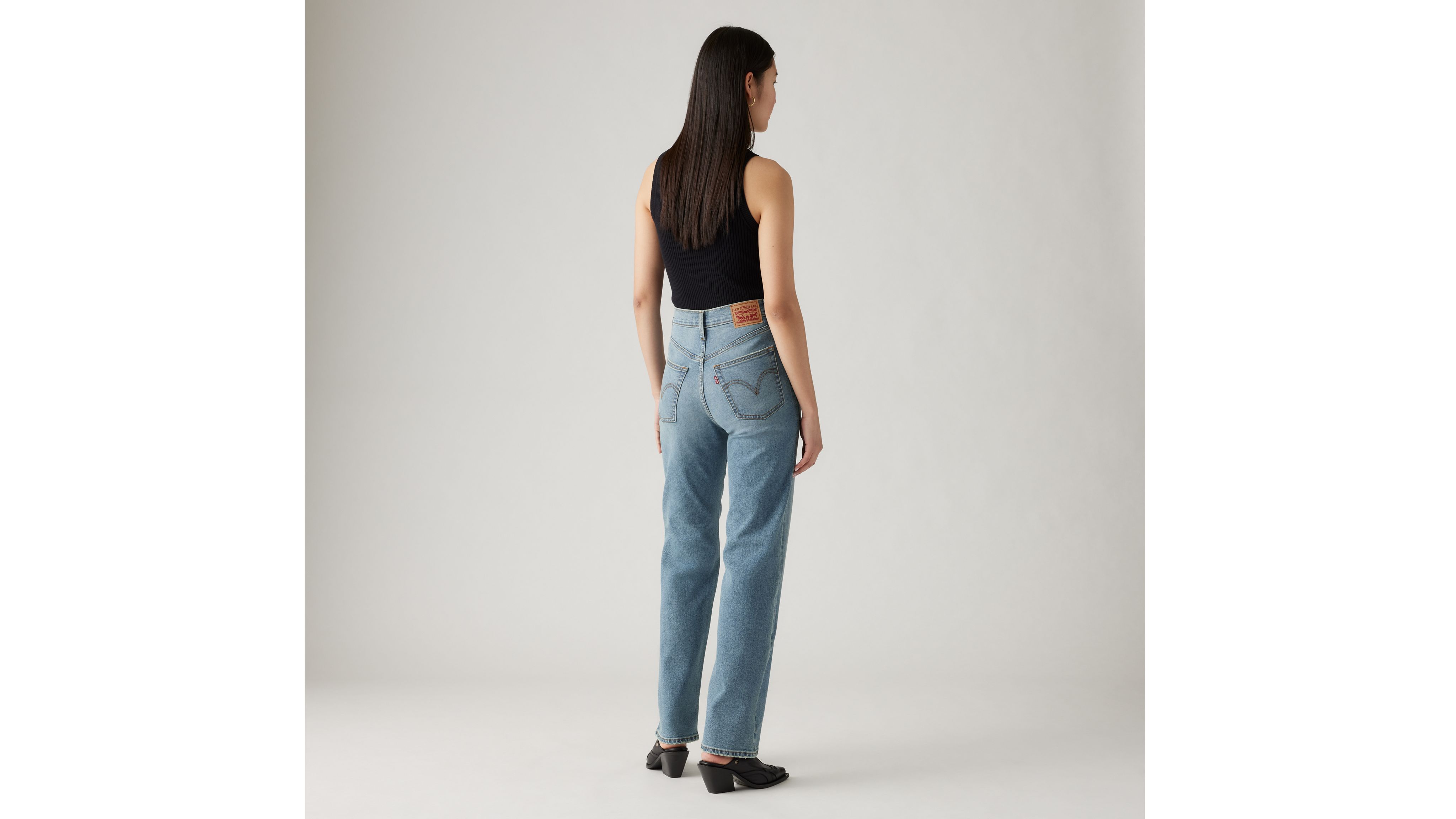 Ribcage Full Length Jeans - Blue | Levi's® IE