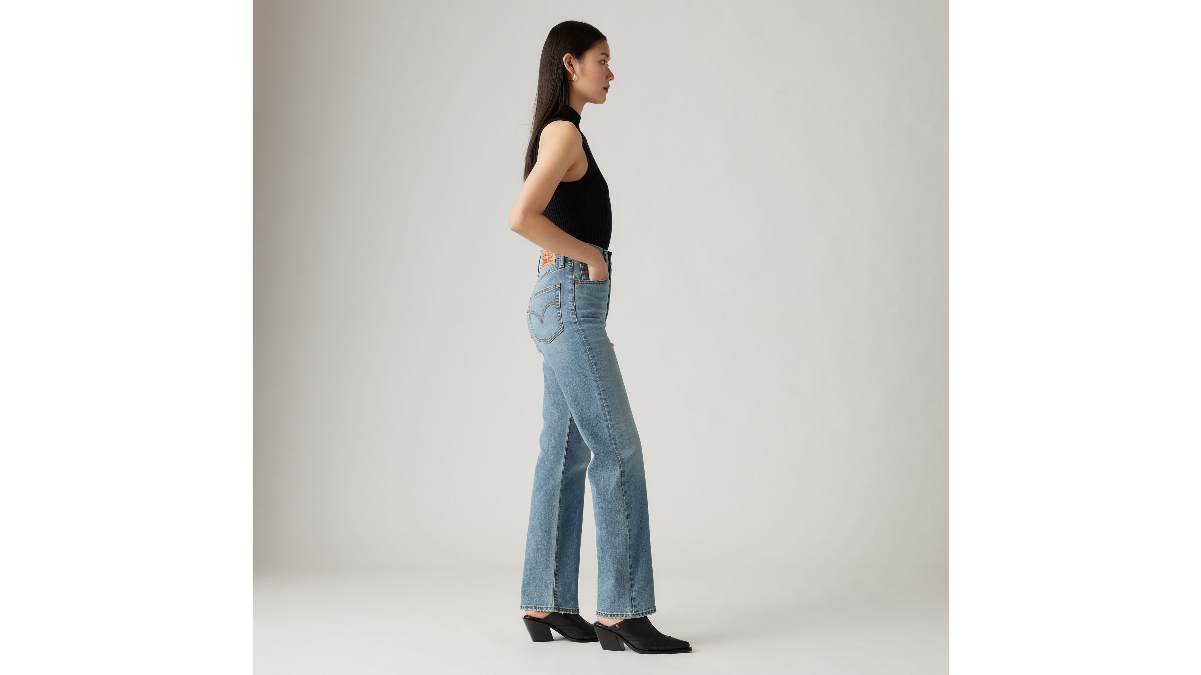 Ribcage Full Length Jeans - Blauw | Levi's® NL