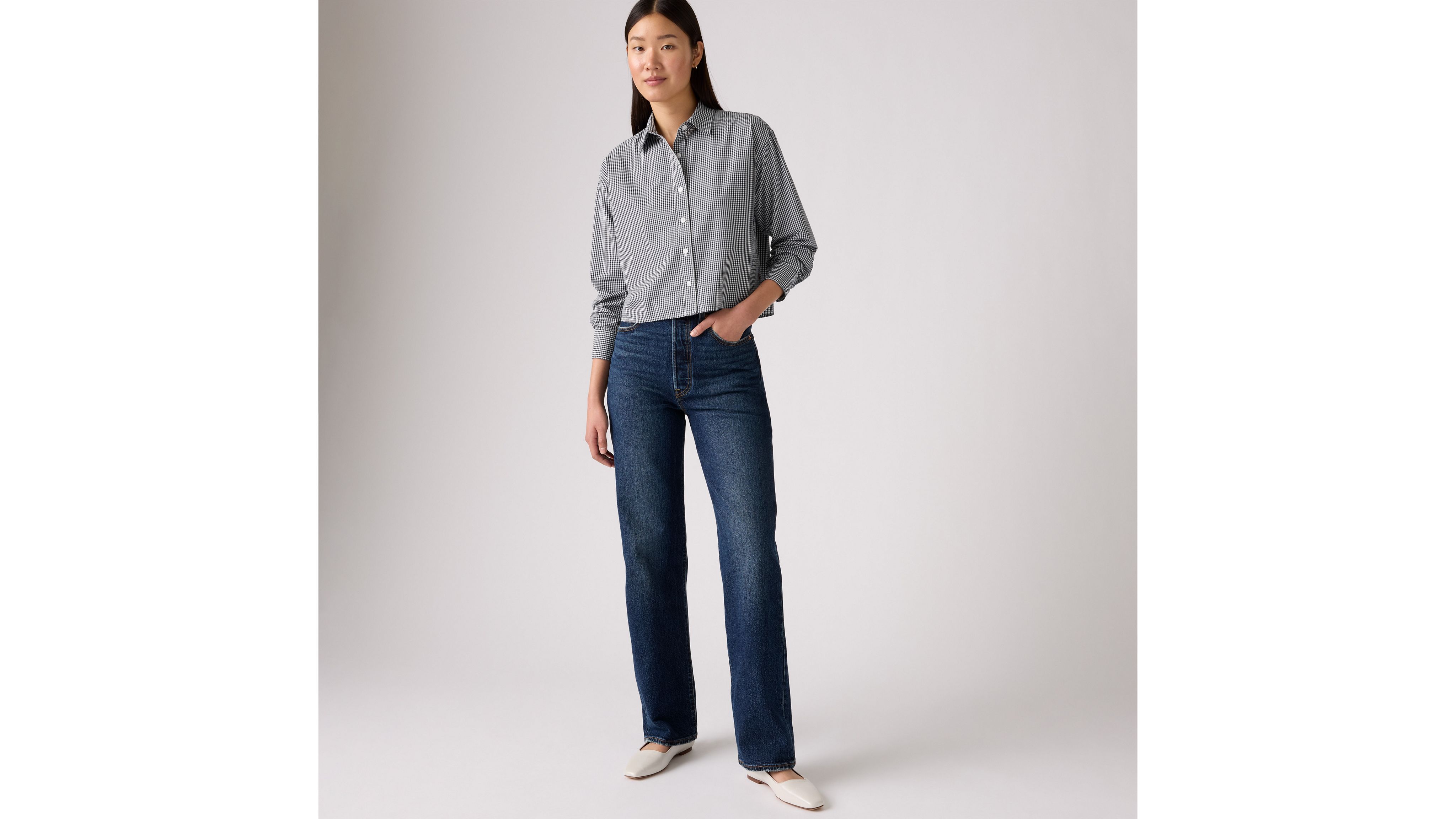 Ribcage Full-length Jeans - Blue | Levi's® GB