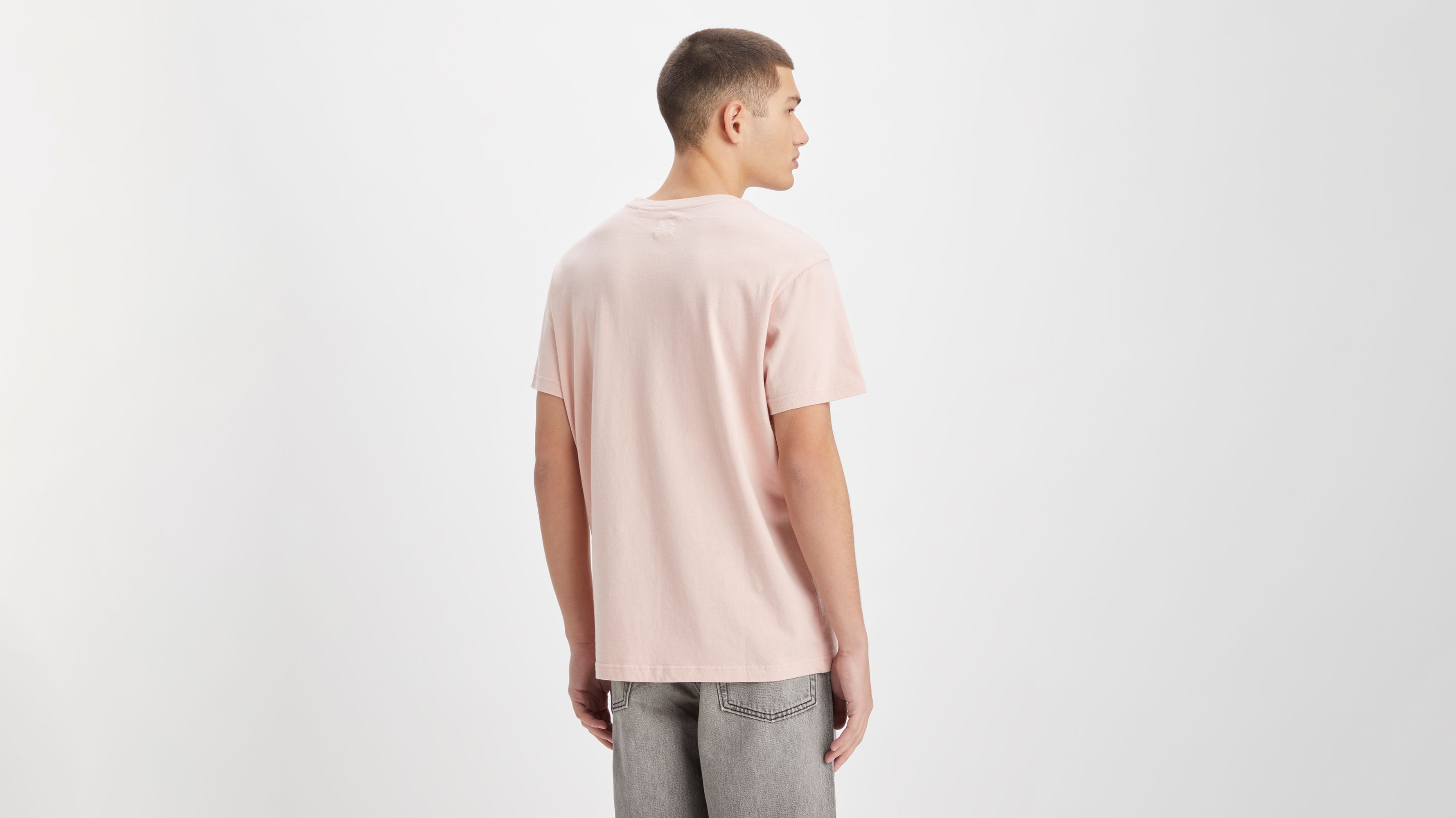 Short Sleeve Relaxed Baby Tab Tee - Pink | Levi's® LT