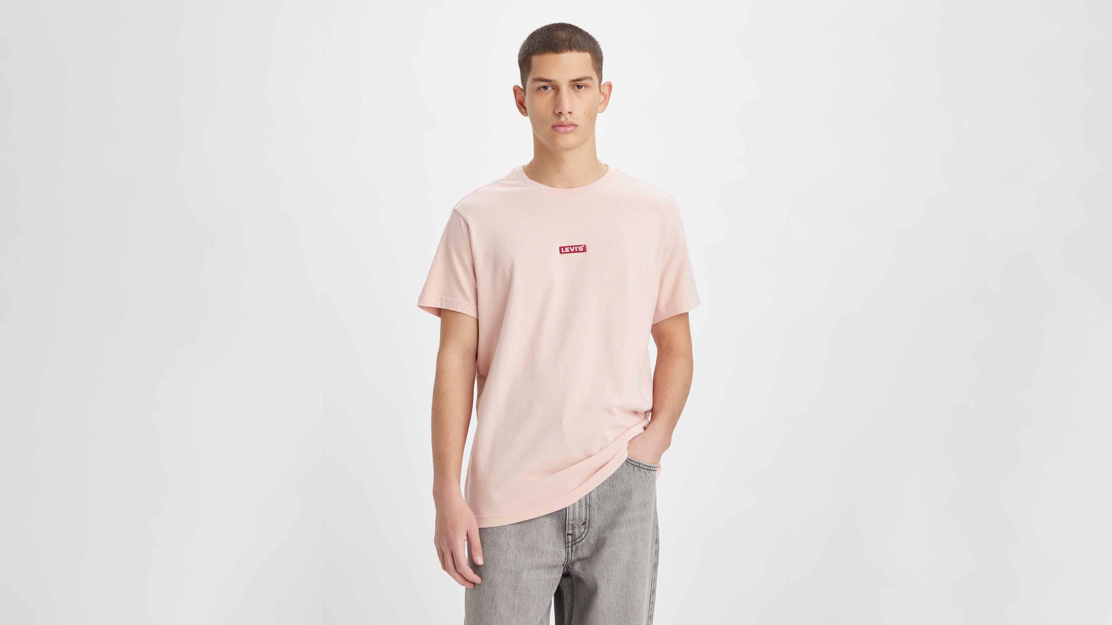Short Sleeve Relaxed Baby Tab Tee - Pink | Levi's® GE