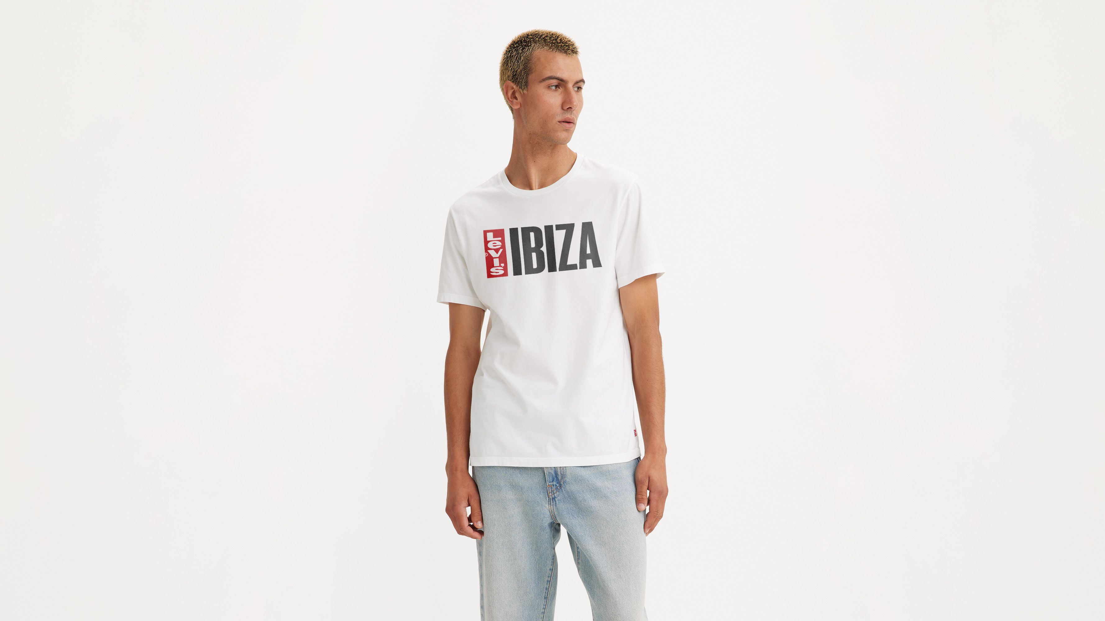 Destination Tab T2 Ibiza City Tee Box Wh - White | Levi's® ES