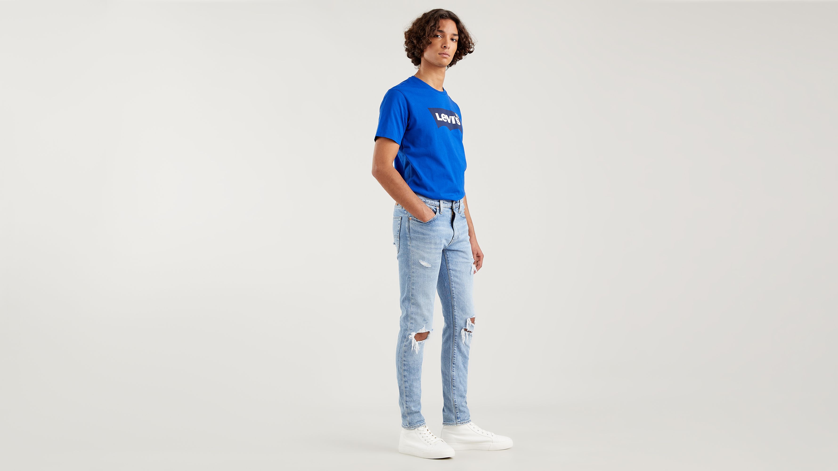 Skinny Tapered Jeans - Blue | Levi's® HR