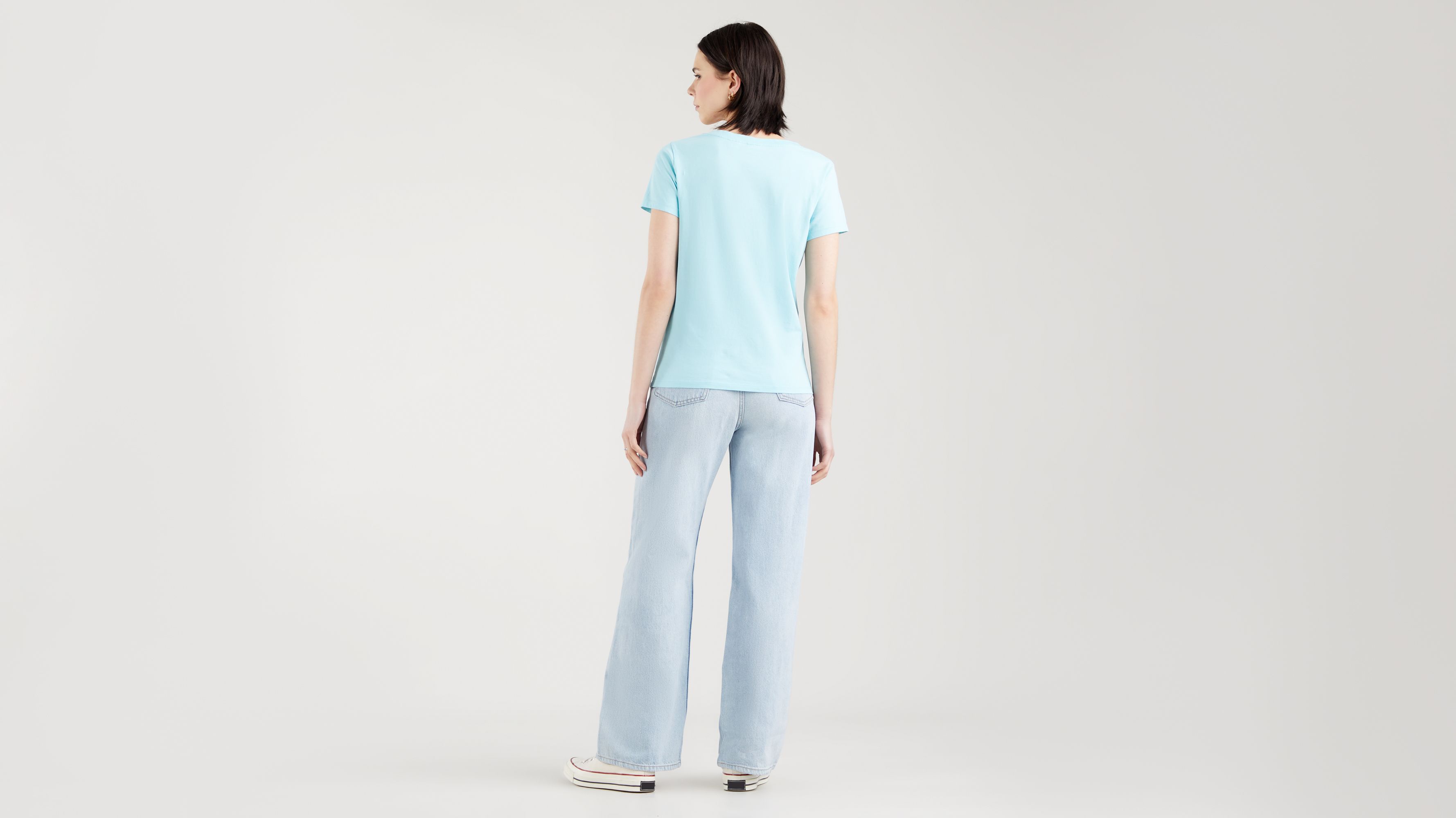 The Perfect V-neck - Blue | Levi's® GI