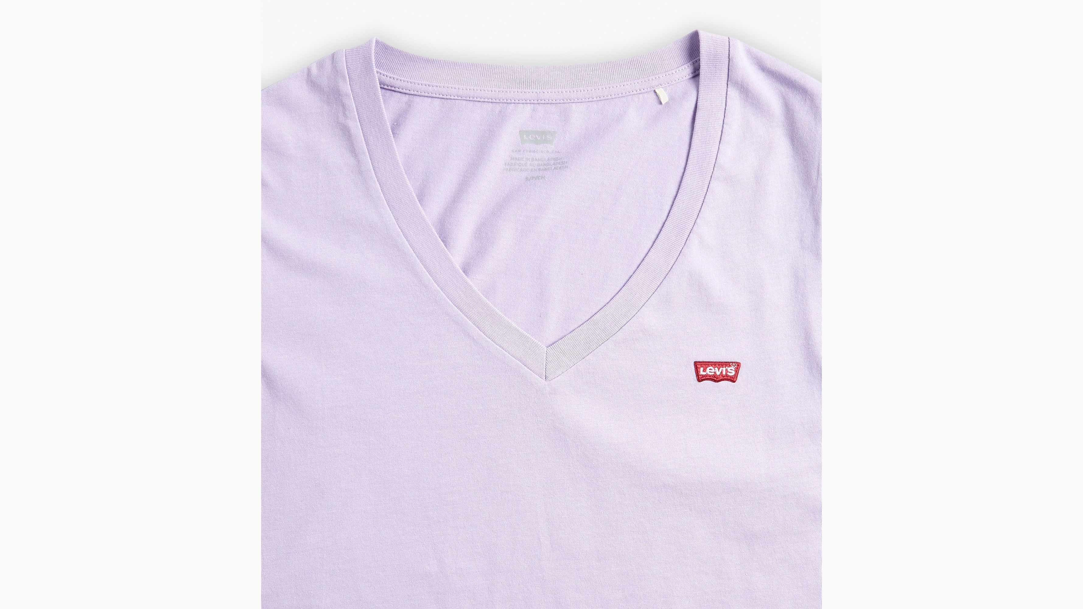 Perfect V-neck Tee - Purple | Levi's® DE