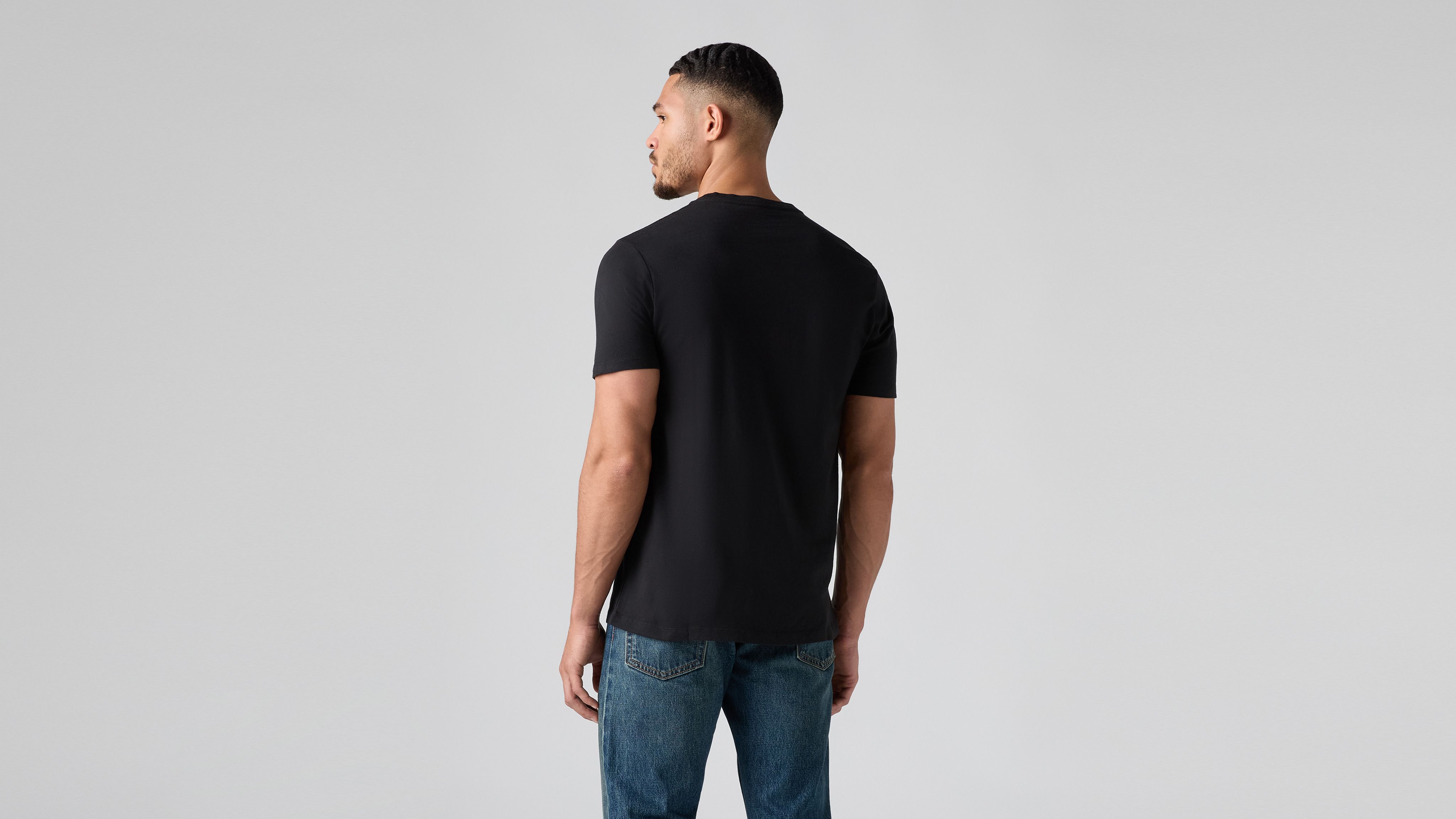 Original Housemark V-neck Tee - Black | Levi's® GB