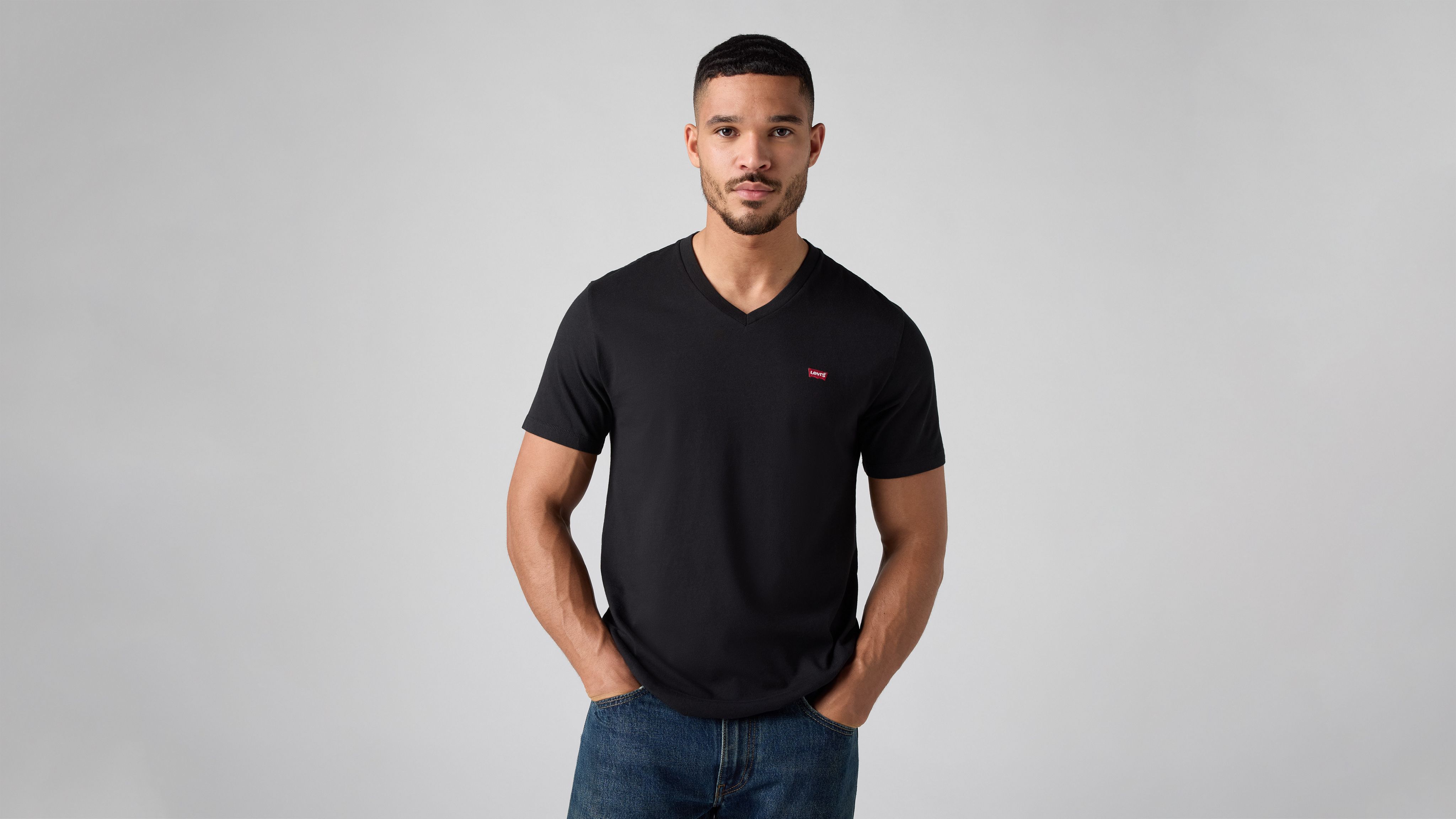 Original Housemark T-shirt Med V-ringning - Svart | Levi's® SE