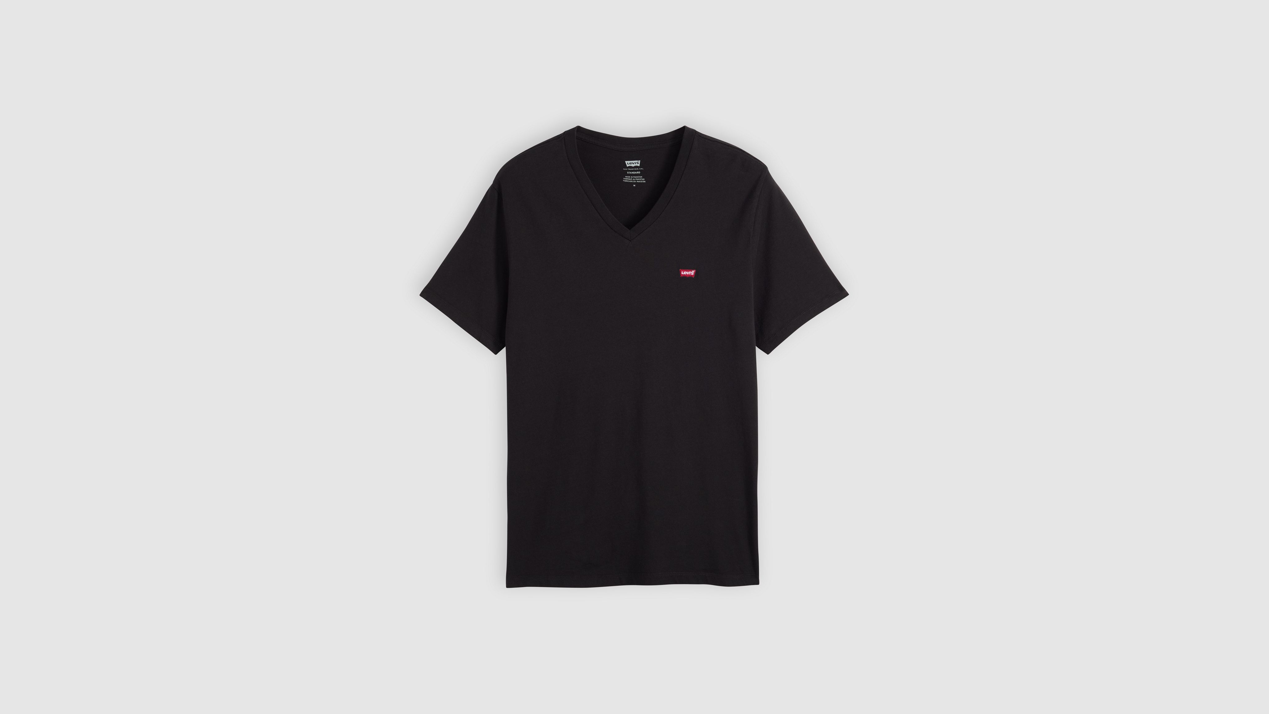 Original Housemark V-neck Tee - Black | Levi's® GB