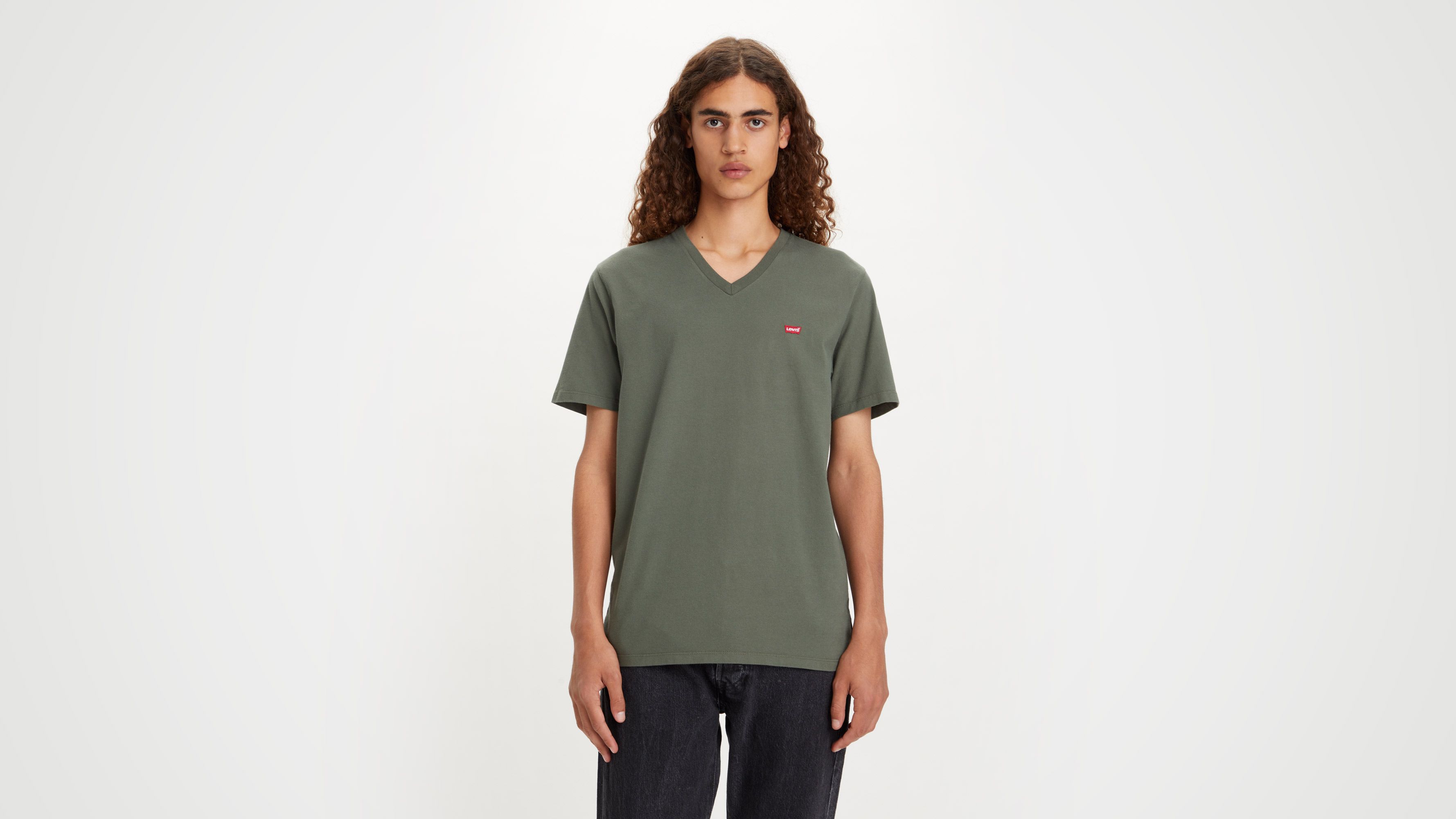 Original Housemark V-neck Tee - Green | Levi's® AD