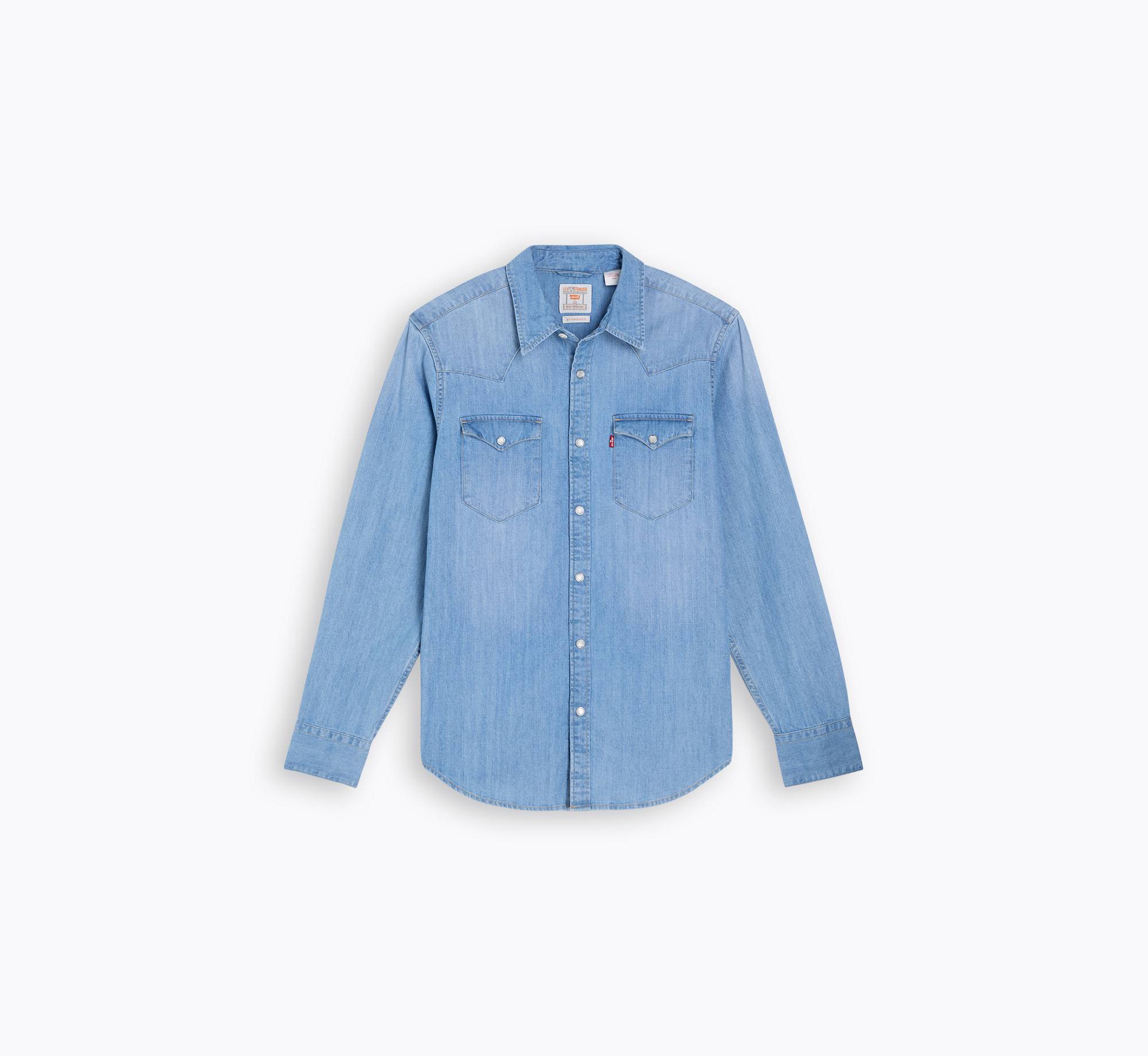 Barstow Standard Fit Western Shirt - Blue | Levi's® GB Barstow Standard Fit Western Shirt - Blue | Levi's® GB