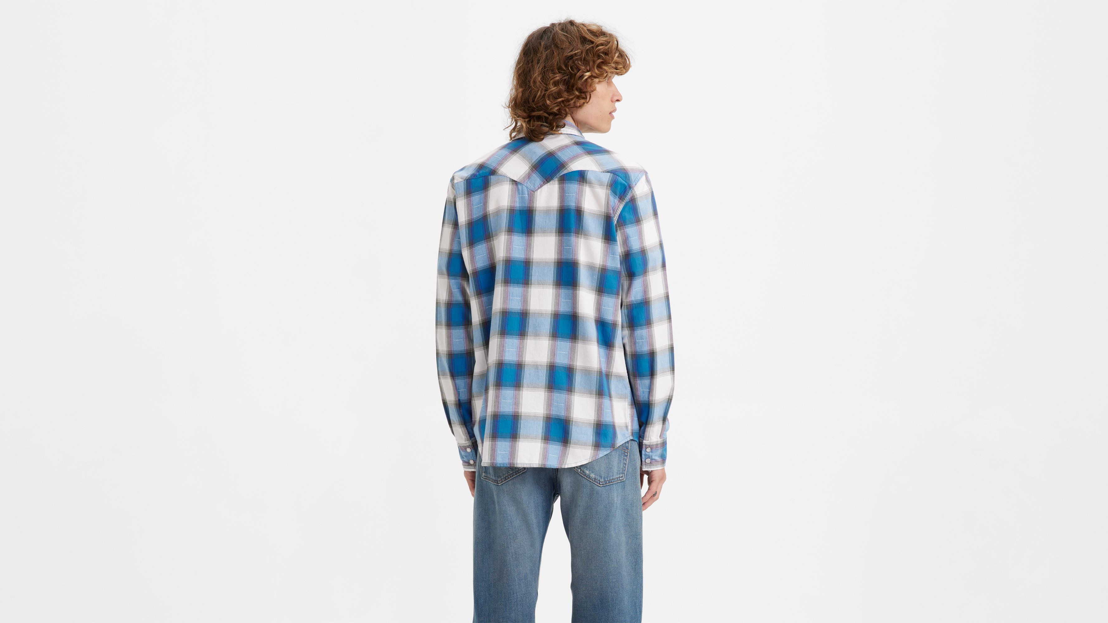 Classic Western Standard Fit Shirt - Blue | Levi's® US