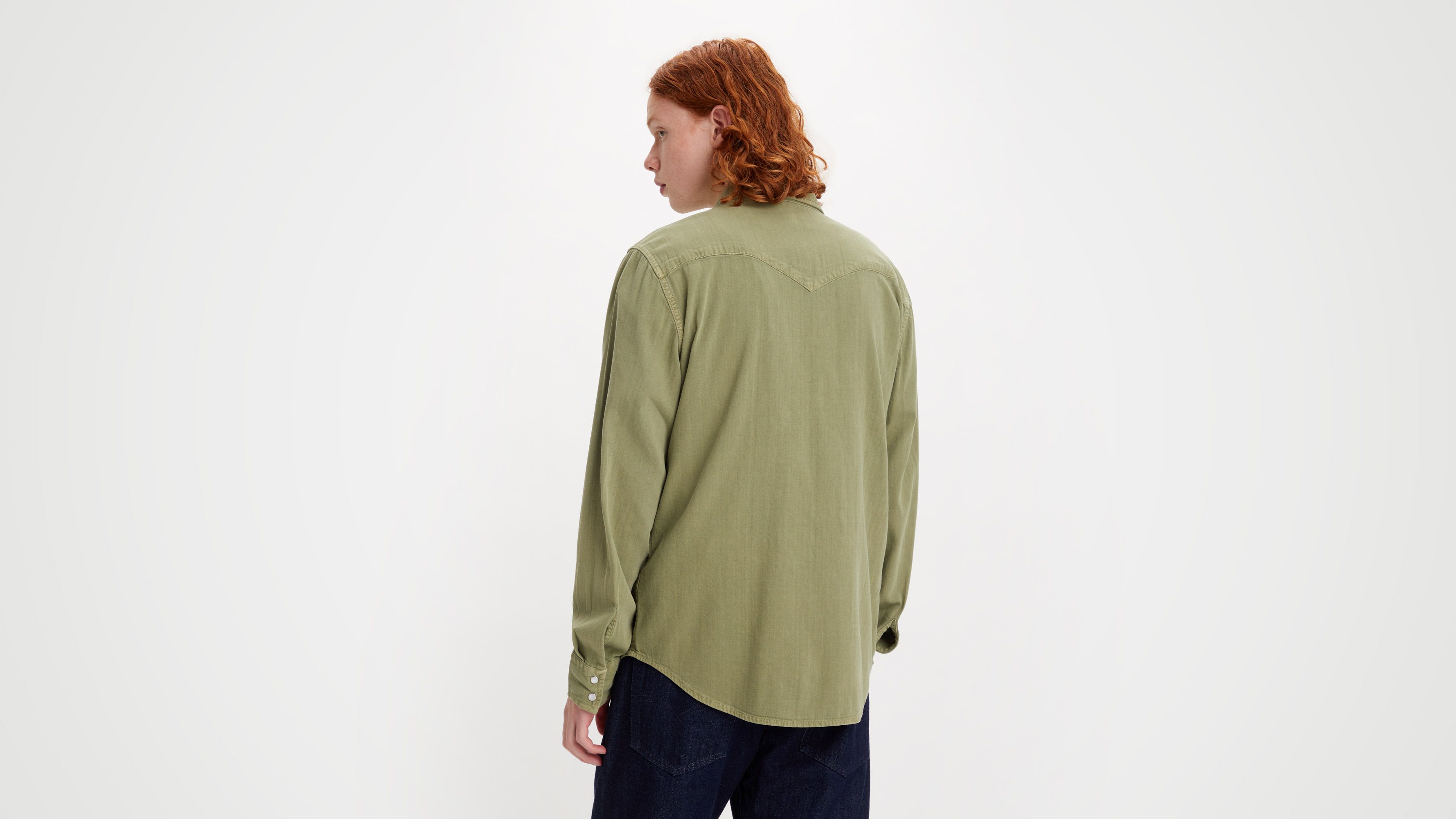 Classic Western Standard Fit Shirt - Green | Levi's® US
