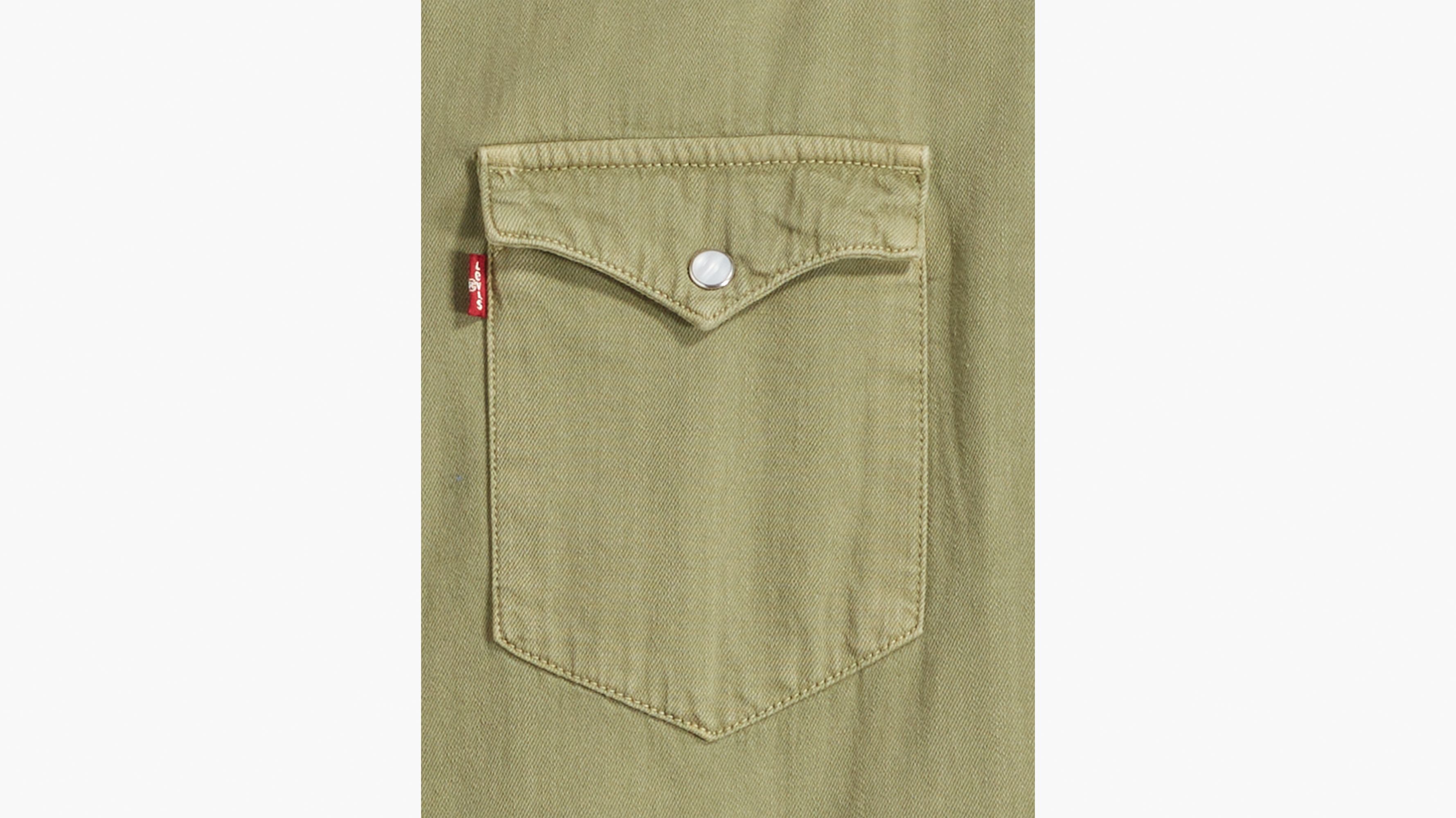 Classic Western Standard Fit Shirt - Green | Levi's® US