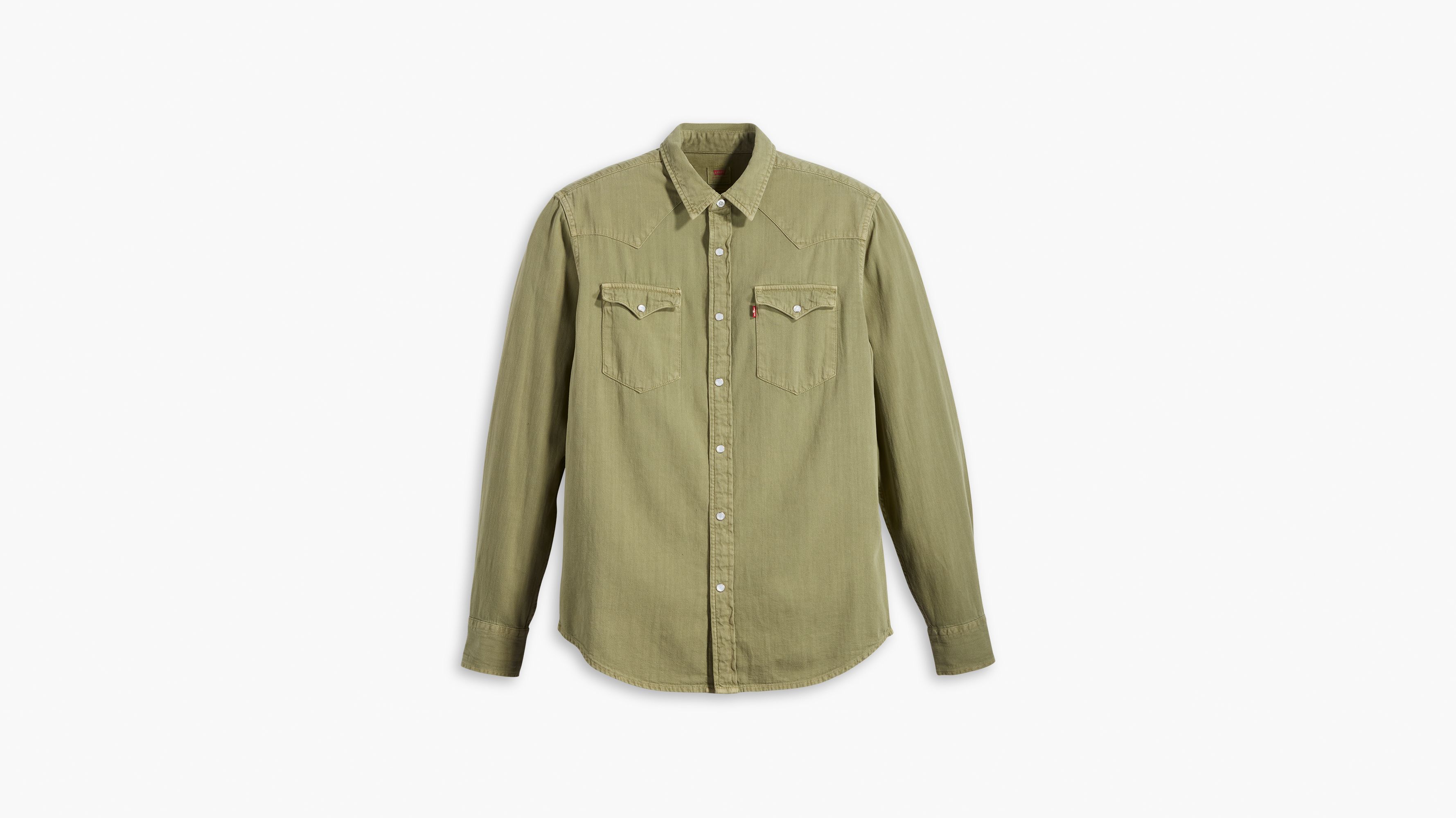 Classic Western Standard Fit Shirt - Green | Levi's® US