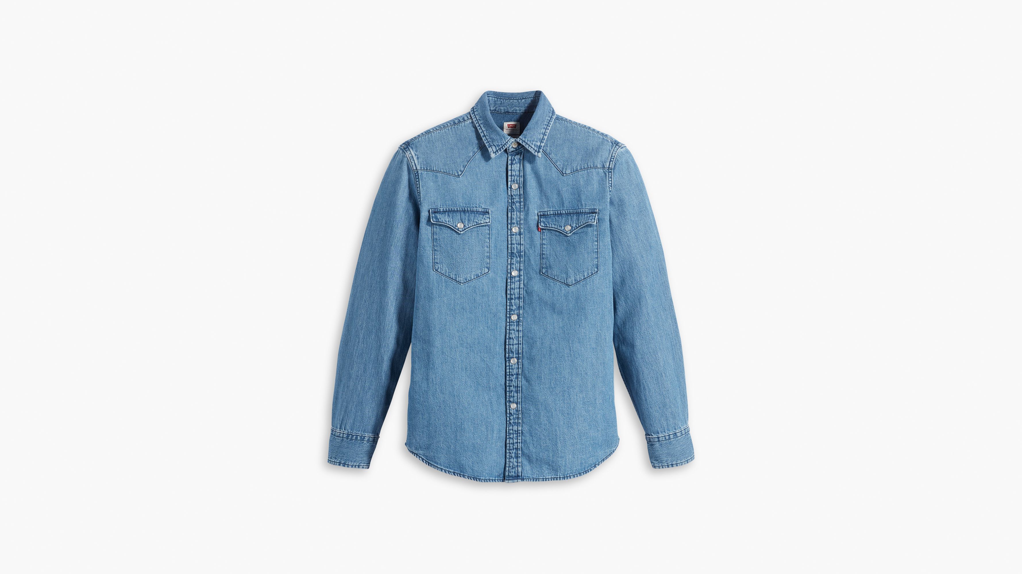 Classic Standard Fit Western Shirt - Medium Wash | Levi's® US