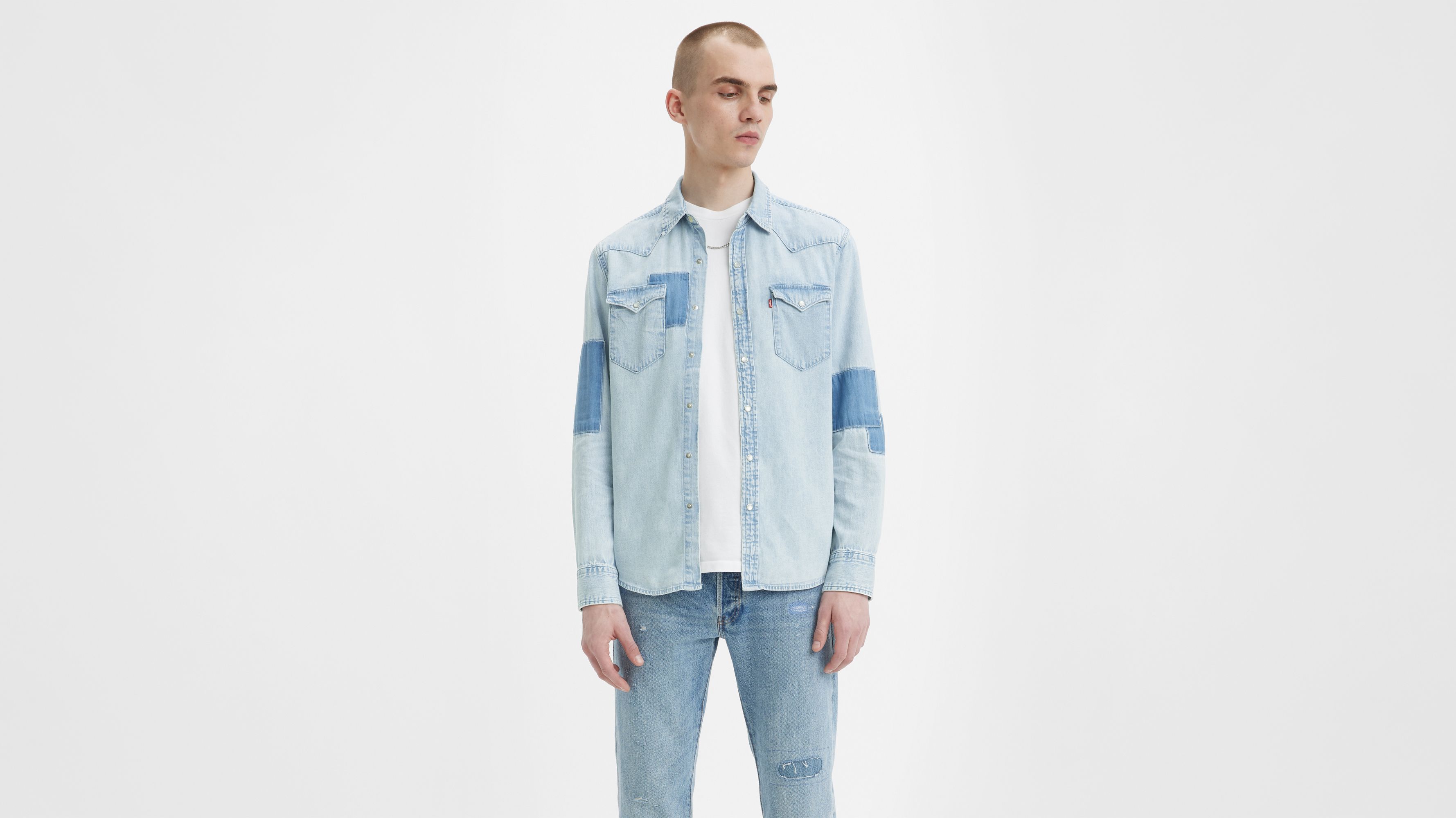 Classic Western Standard Shirt - Blue | Levi's® FI