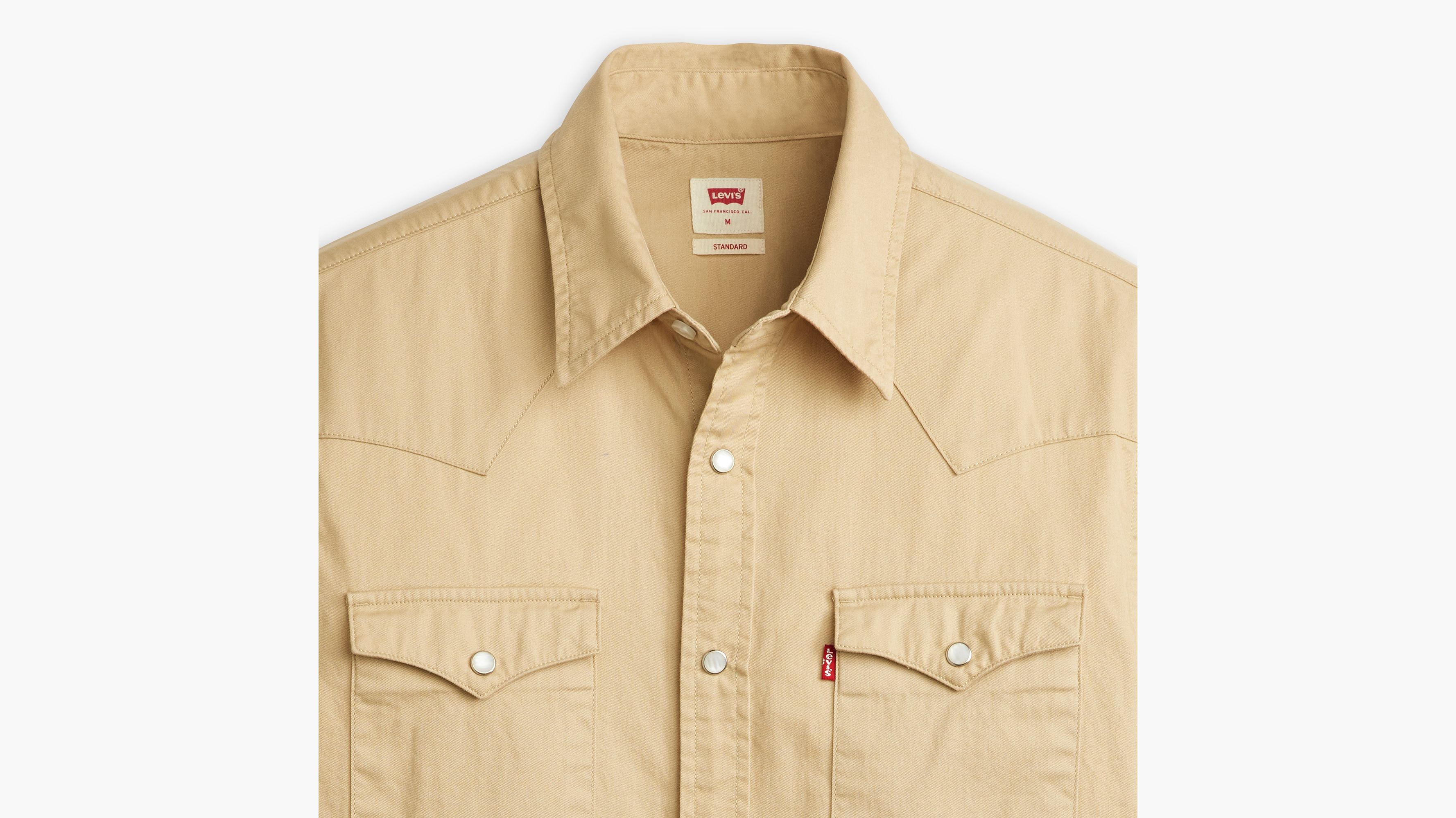 Classic Standard Fit Western Shirt - Tan | Levi's® US